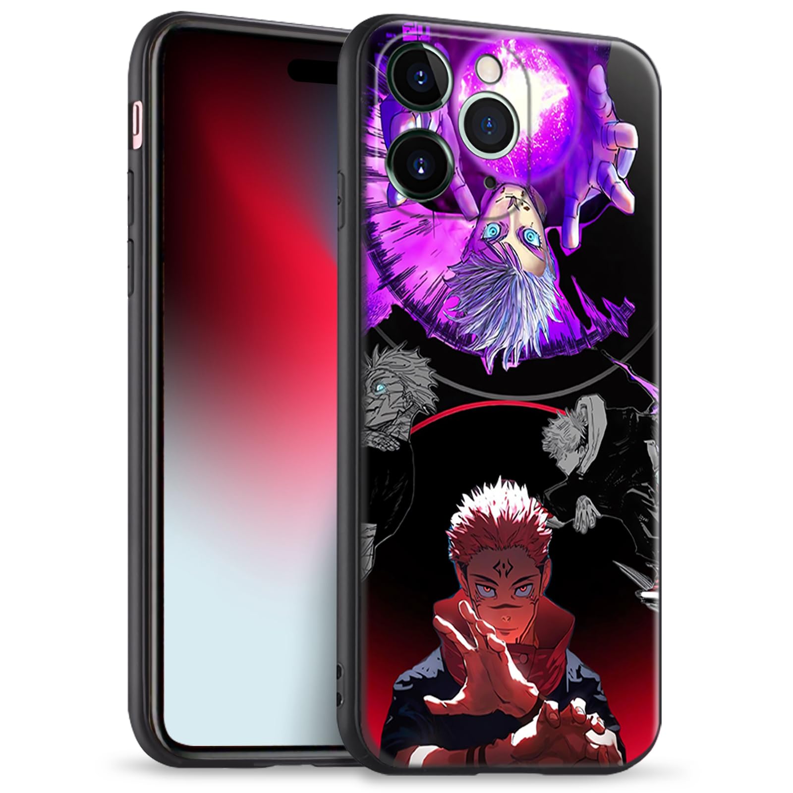 Amazon.com: Akatxezy Satoru vs. Sukuna JJK Anime Character Phone Case ...