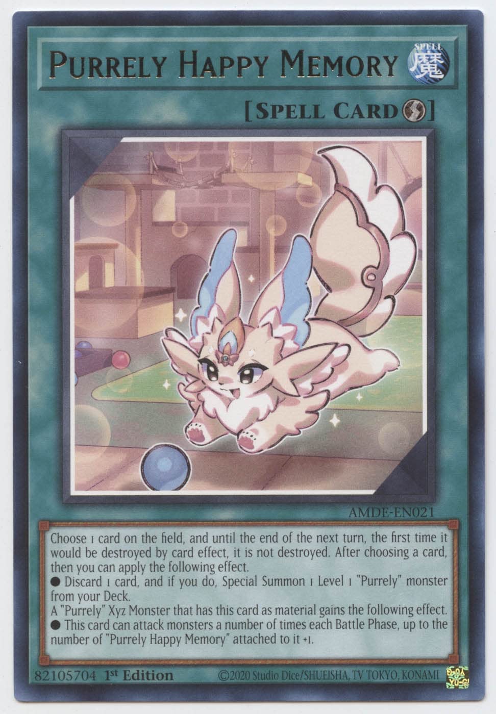 Amazon.com: Purrely Happy Memory - AMDE-EN021 - Rare - 1st Edition ...