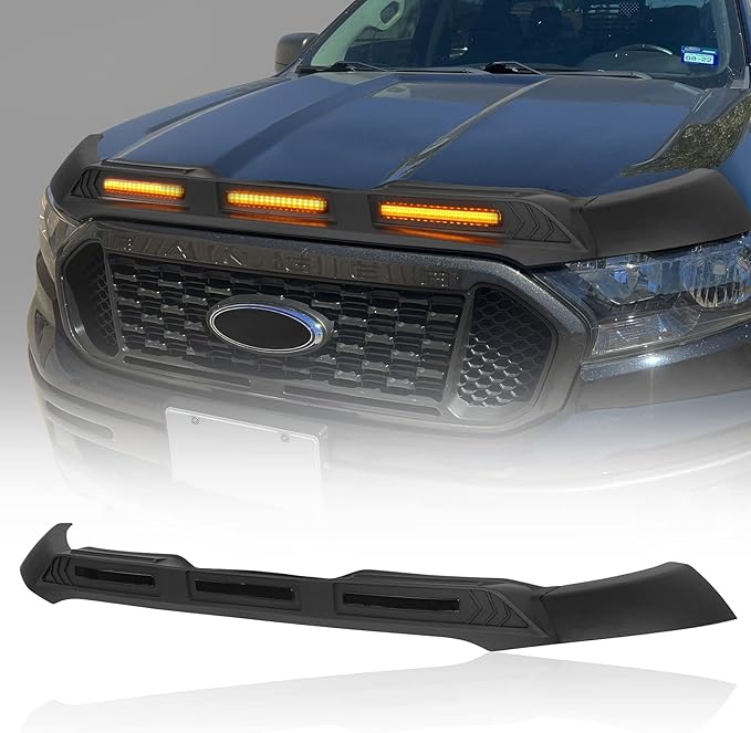Amazon.com: Hooke Road 19-23 Ranger Hood Deflector, Bug Shield Stone ...