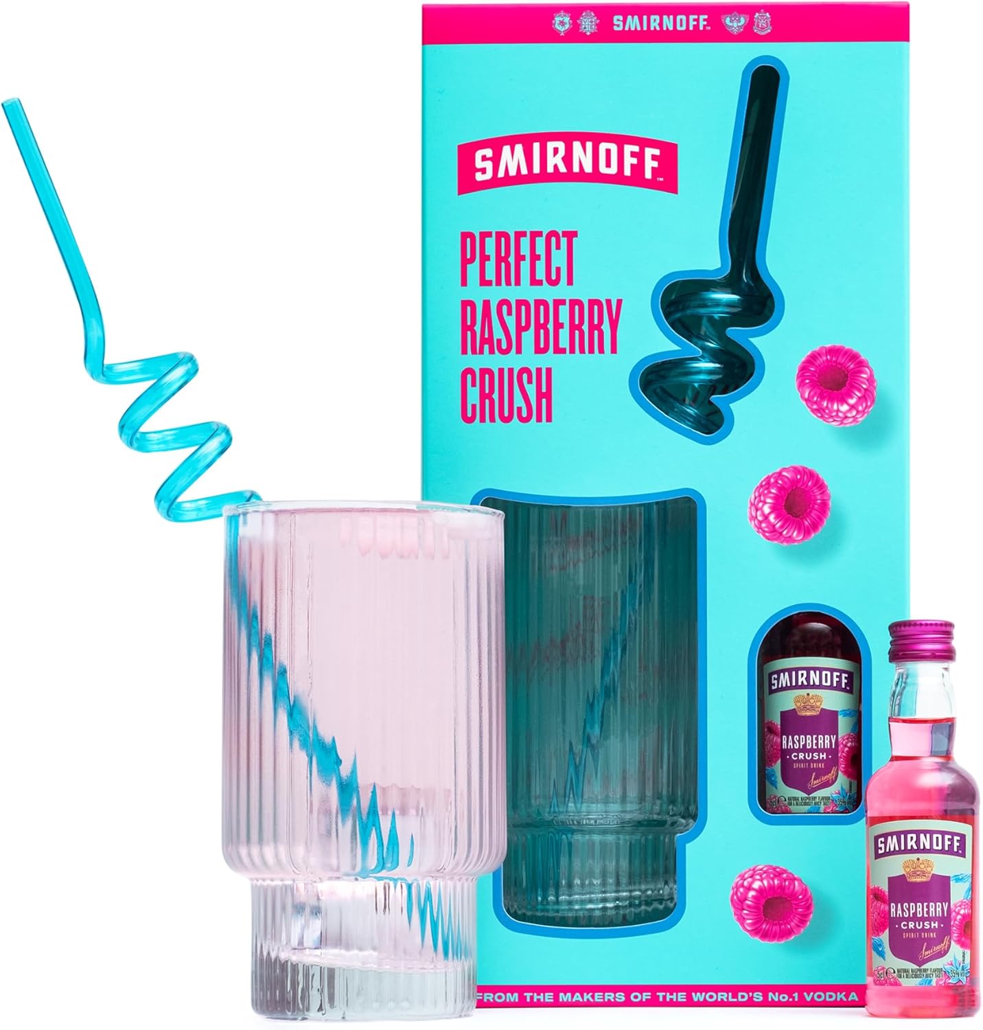 Smirnoff Vodka Gift Set - Flavoured Alcohol Miniature Set, 1 x 50ml ...