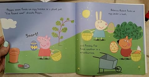 Peppa's Easter Egg Hunt (Peppa Pig: 8x8): EOne: 9780545881302: Amazon ...