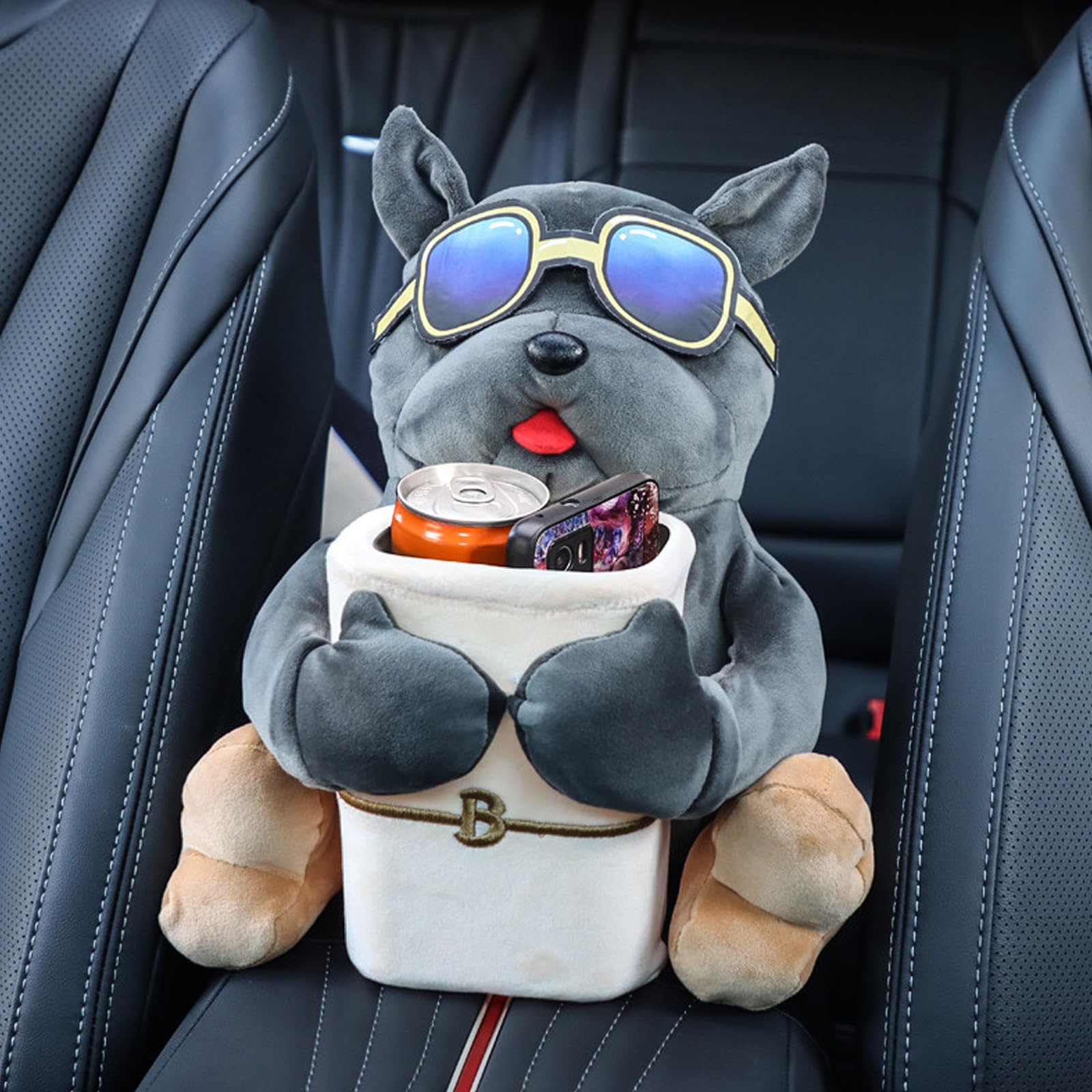 Amazon.com: Car Tissue Box Holder - 2-in-1 Plush Animal Car Tissue Box ...