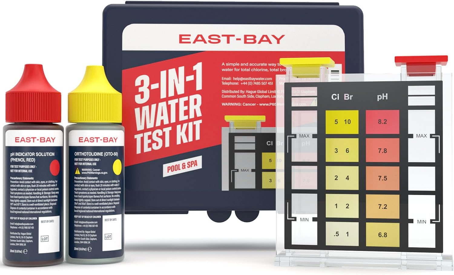 Amazon.com : Pool and Hot Tub Test Strips - Medical-Grade Precision 3-1 ...