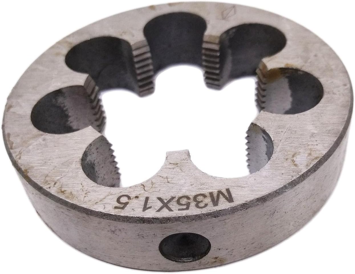 Amazon.com: HSS 35mm x 1.5 Metric Die Right Hand Thread M35 x 1.5mm ...