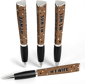 Amazon.com : #1 Wife Gift 3 Sided Pen In Acrylic Case Gifts for Wife ...
