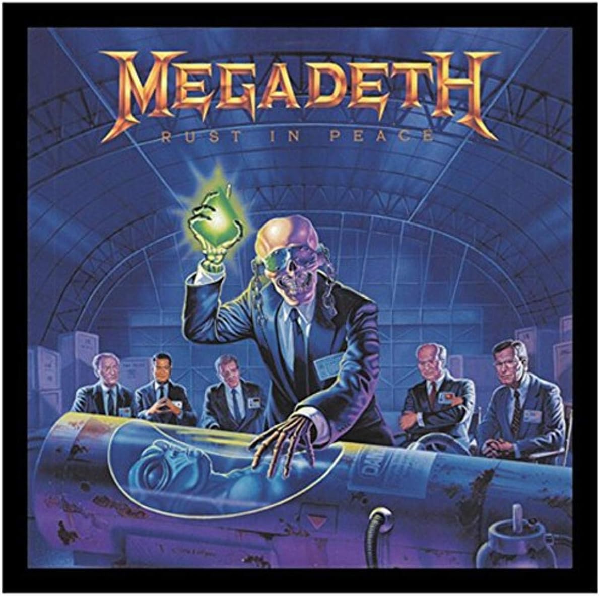 Amazon.com: Megadeth - Killing Is My Business Patch 10cm x 10cm ...