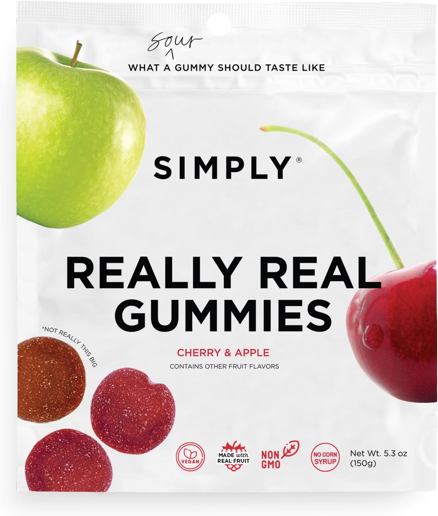 Amazon.com : Lovely Candy Co. Organic Sour Chewy Candies 5oz Bag (1 ...