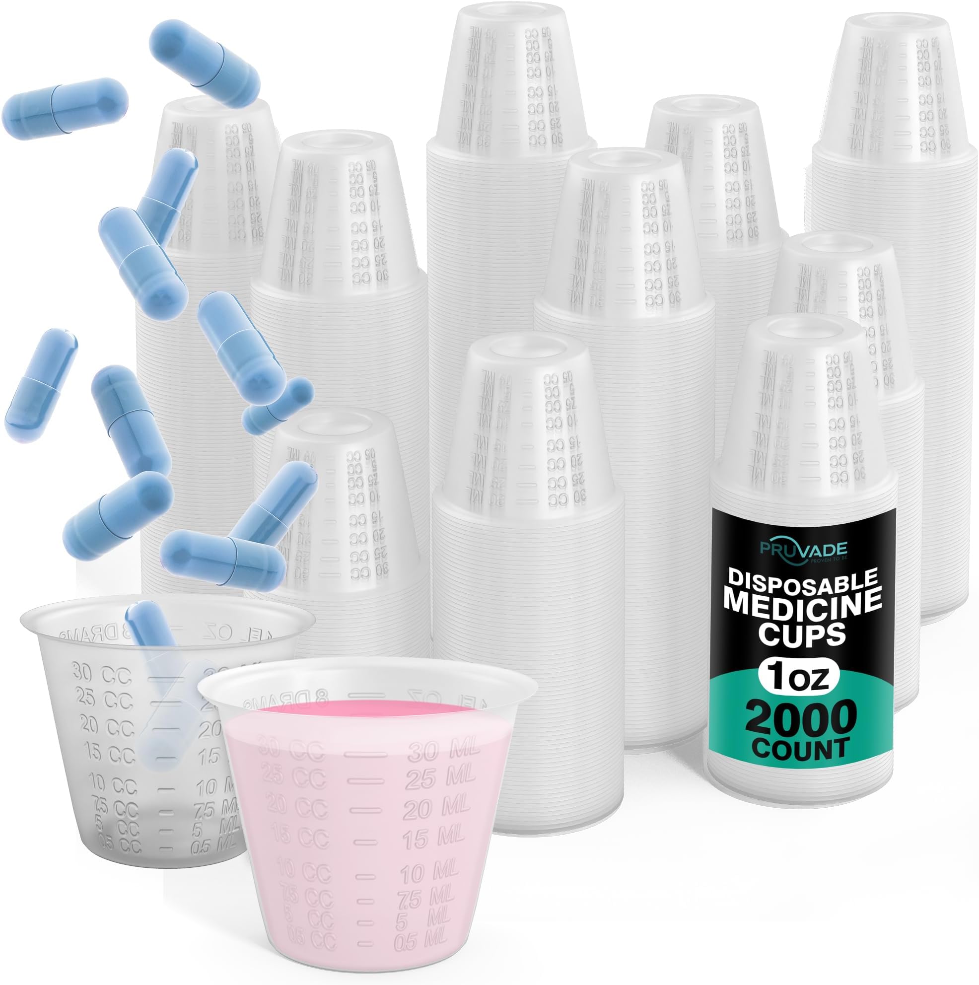 Amazon.com: Stock Your Home 1 oz Disposable Medicine Cups (500 Count ...