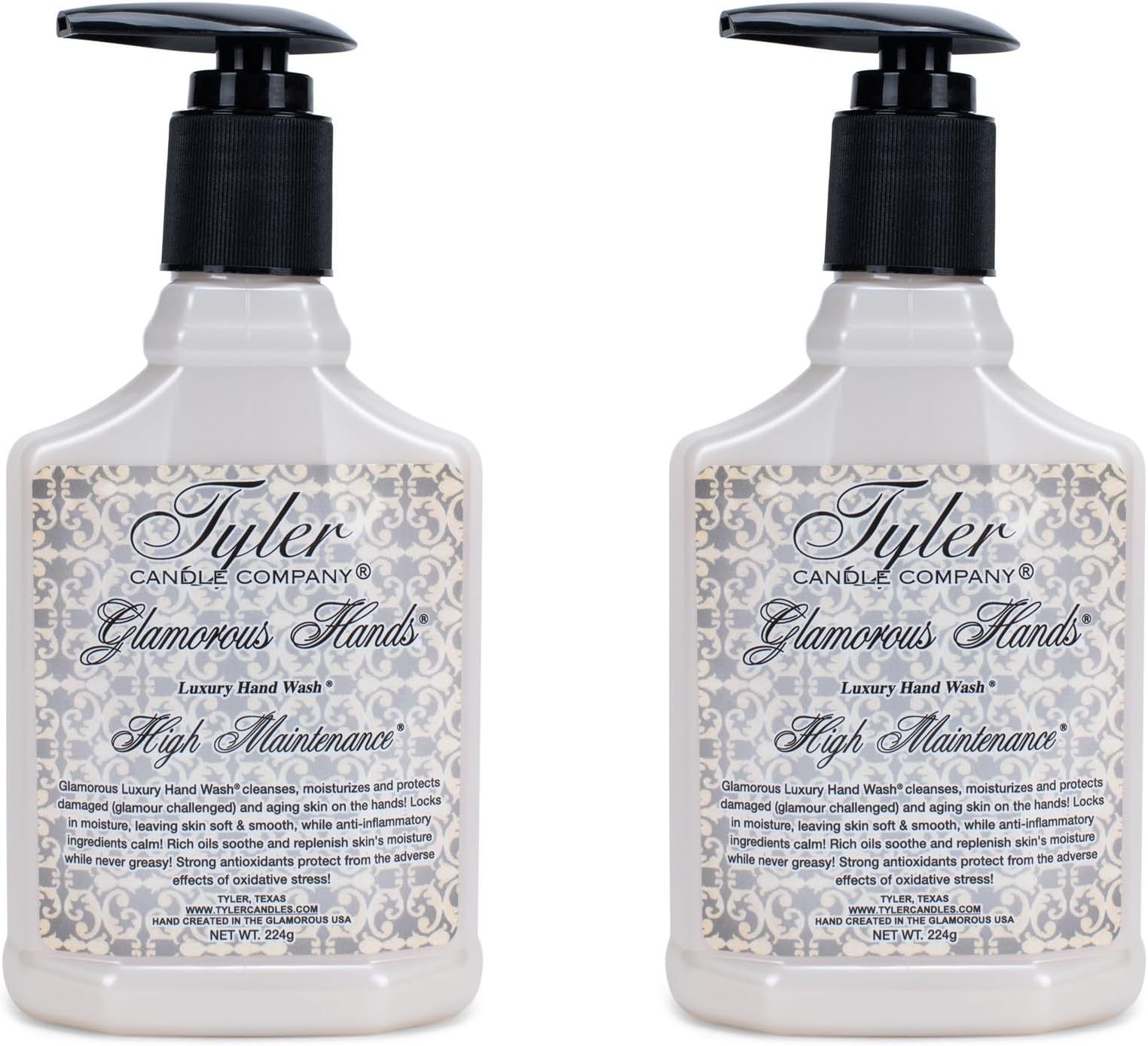 Amazon.com : Tyler Glamorous Luxury 8 ounce Hand Soap Wash Pack of 2 ...