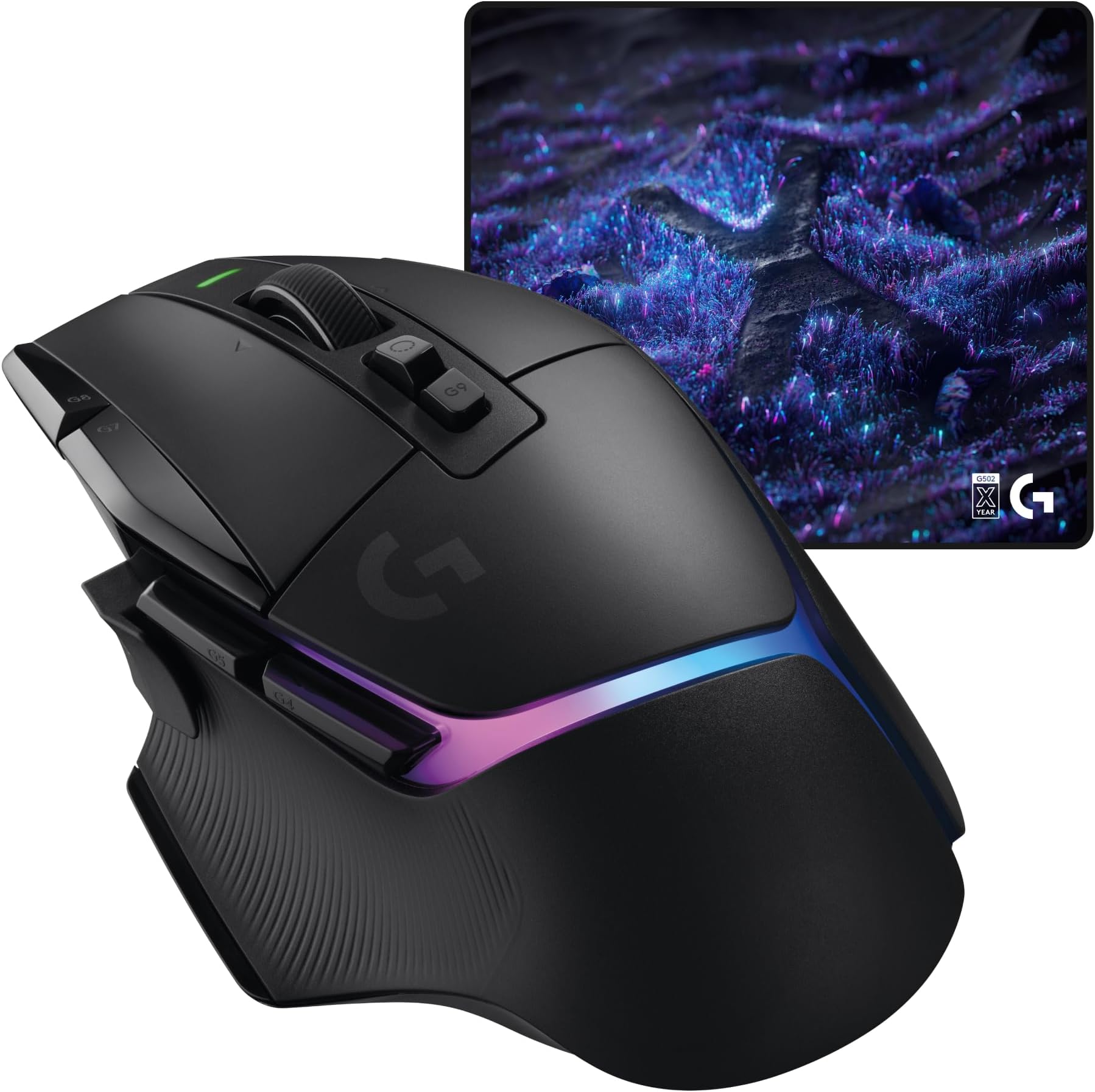 Amazon.com: Logitech G502 X PLUS LIGHTSPEED Wireless RGB Gaming Mouse ...