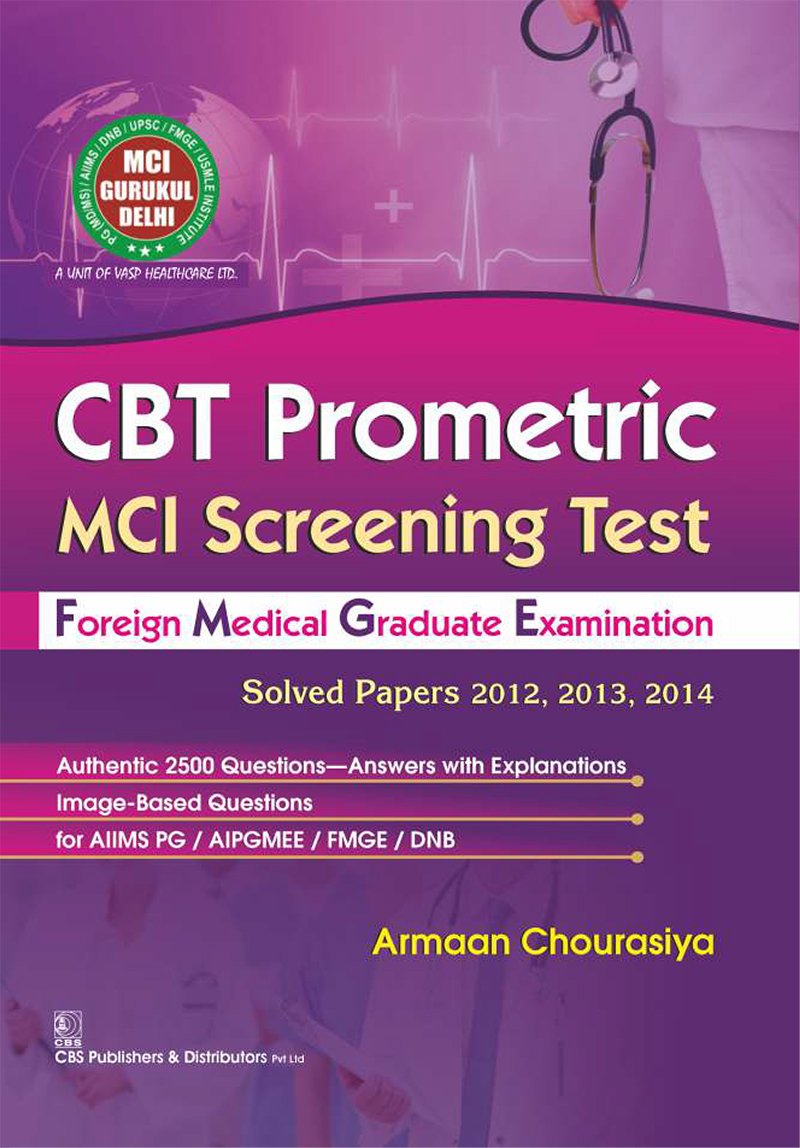 Amazon.com: CBT Prometric MCI Screening Test eBook : Armaan Chourasiya ...