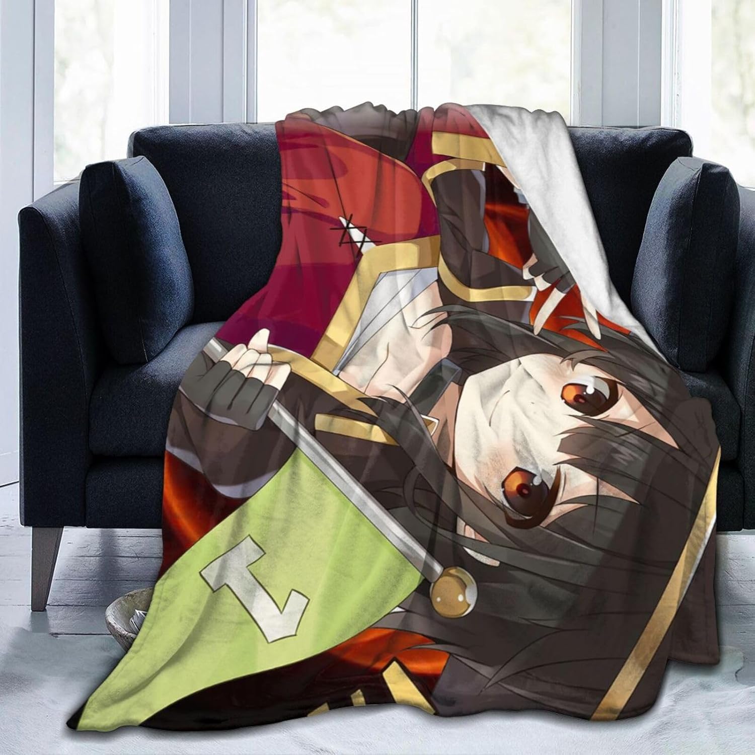 Amazon.com: konosuba Megumin Cozy Blanket Plush Soft Plush Blanket ...