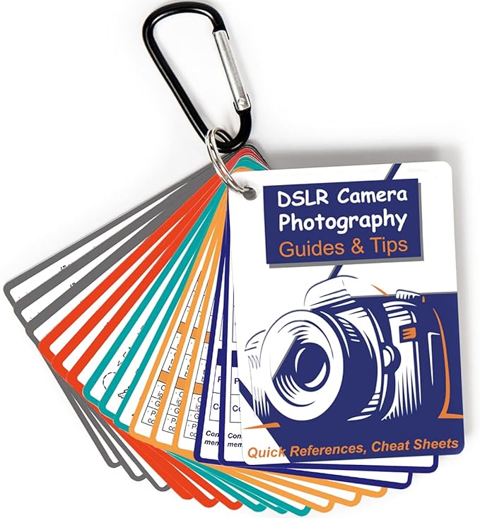 Amazon.com: DSLR Cheat Sheet Photography Accessories Camera Accessories ...