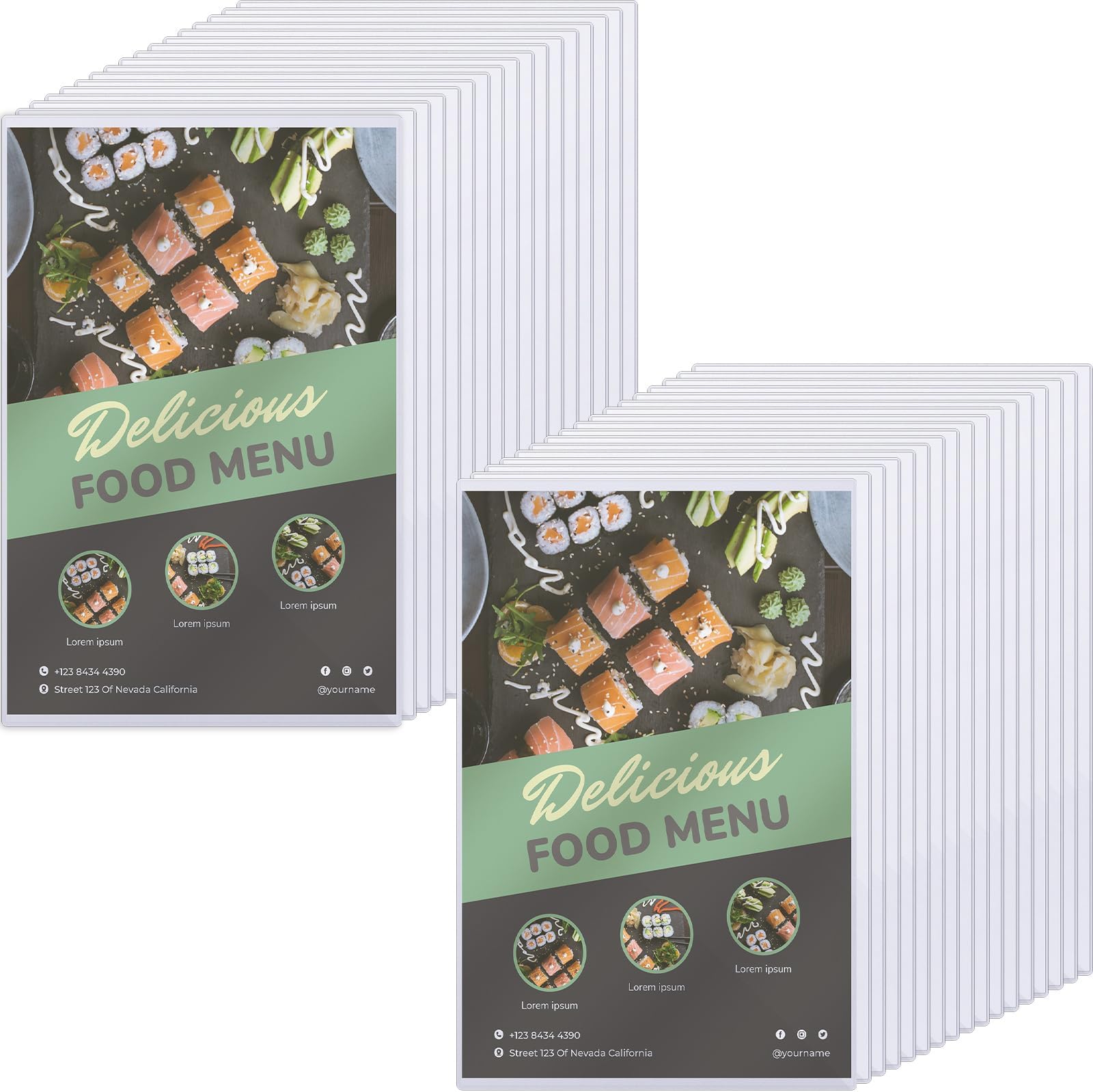 Amazon.com: 15 Pcs Henoyso Poster Protector Sleeve 11x17 Inch Clear ...