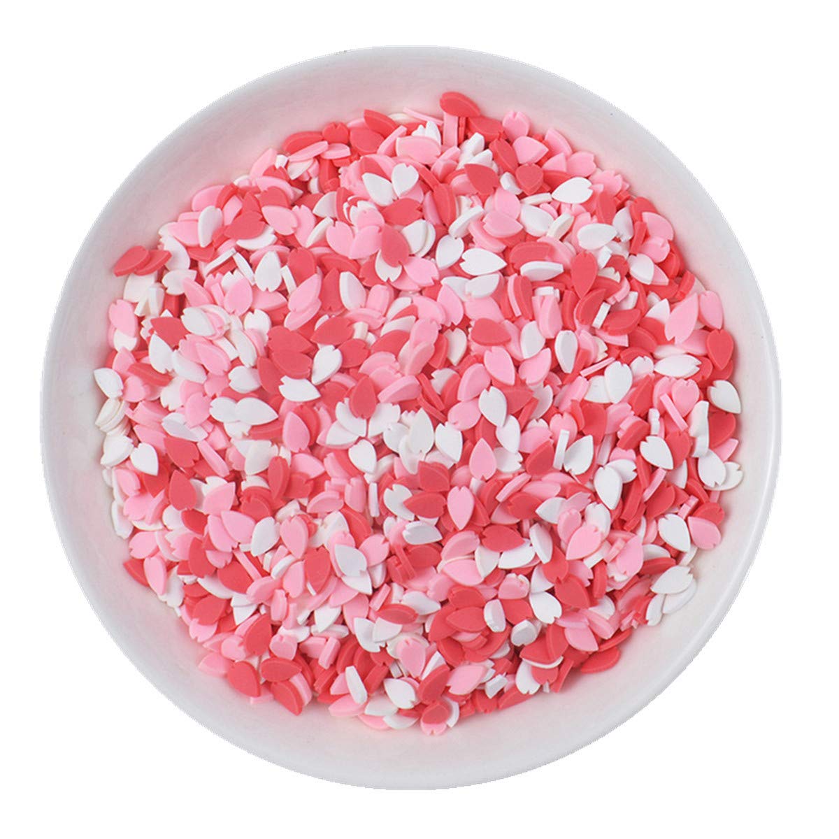 Amazon.com: Zhiheng 100g Pink Resin Disk Craft Beads Slime Accessories ...