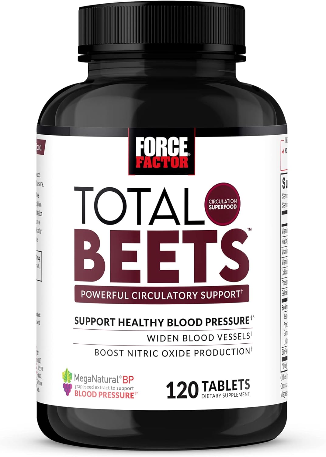 Amazon.com: Force Factor Total Beets Blood Pressure Support Supplement ...
