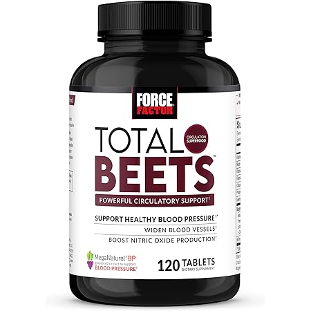 Amazon.com: Force Factor Total Beets Blood Pressure Support Supplements ...