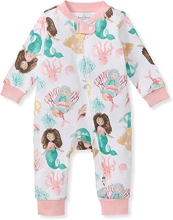 Burt's Bees Baby Pajamas Sleep and Play, Soft 100% Organic Cotton One ...