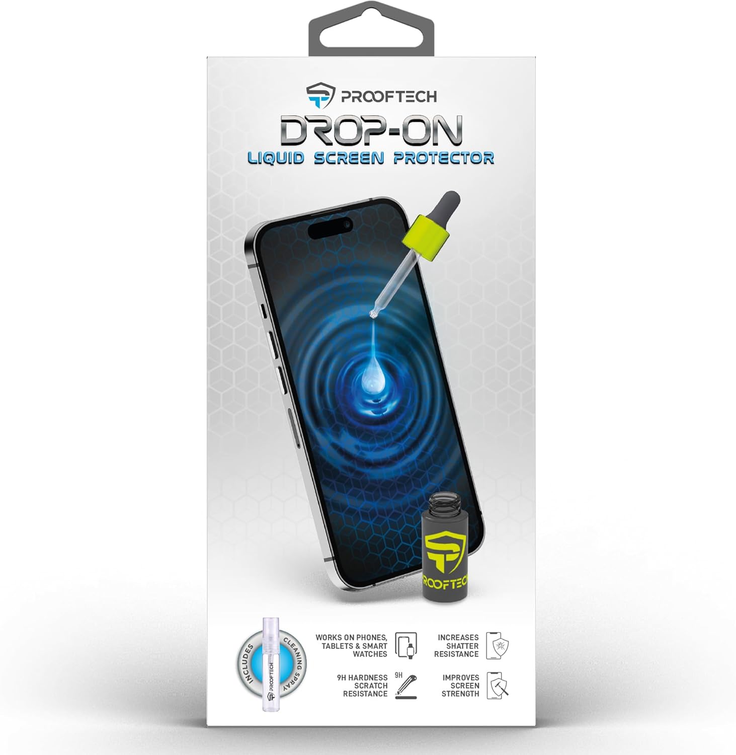 Amazon.com: DROP ON Liquid Glass Screen Protector for up to 10 Devices ...