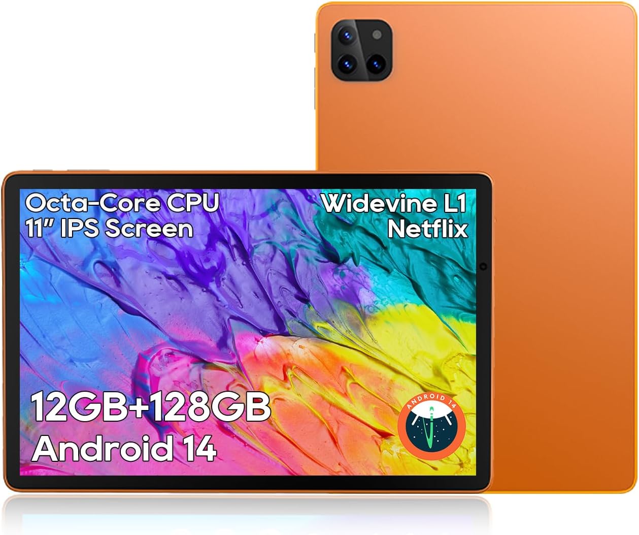 Amazon.com : Android Tablet, 12 inch Large Screen Tablet, 2 Years ...