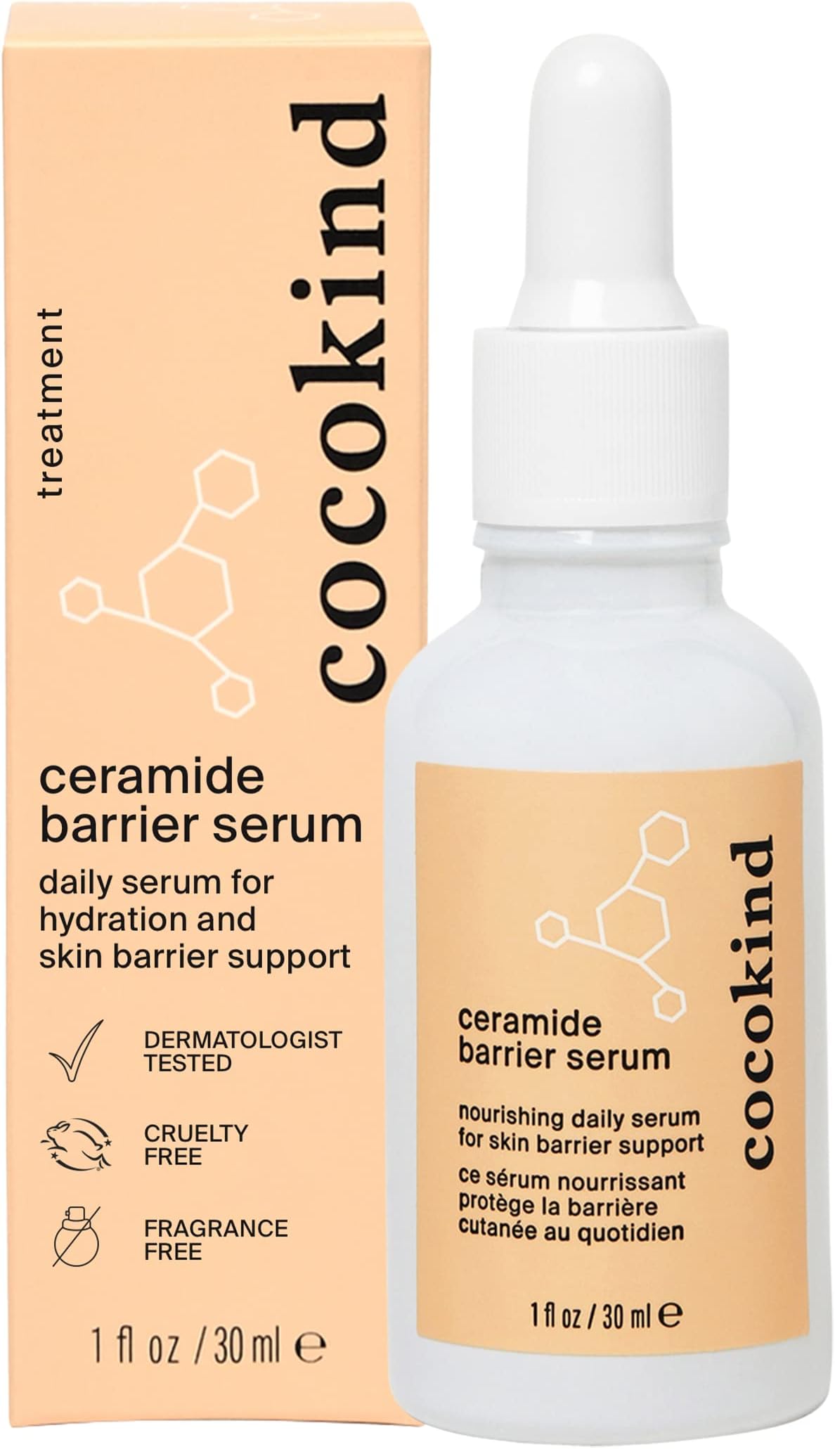 Amazon.com: Cocokind Ceramide Barrier Serum, Hydrating Serum to Reduce ...