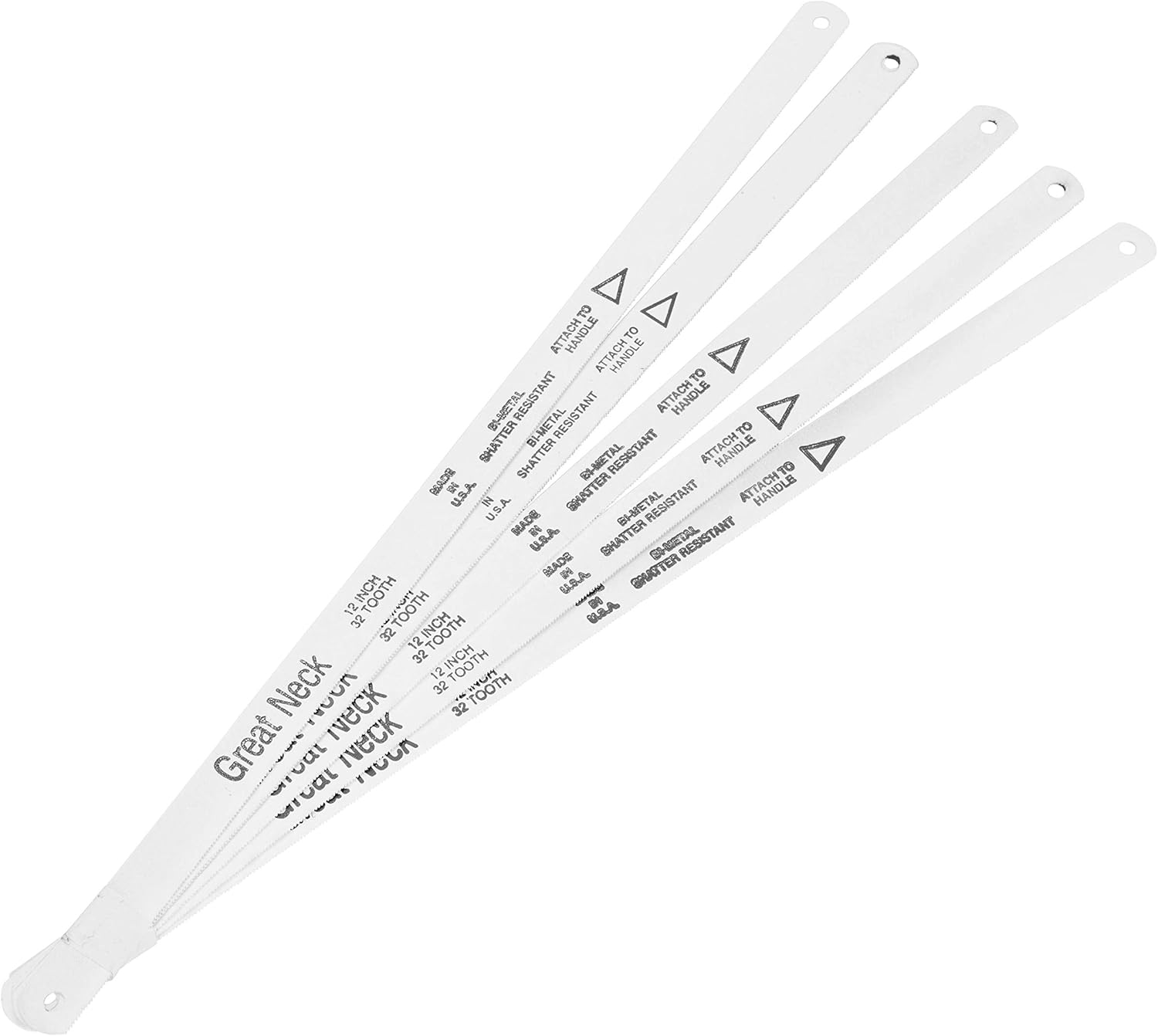 GreatNeck GB122 12 Inch 32 TPI Bi-Metal Hacksaw Blade - Amazon.com