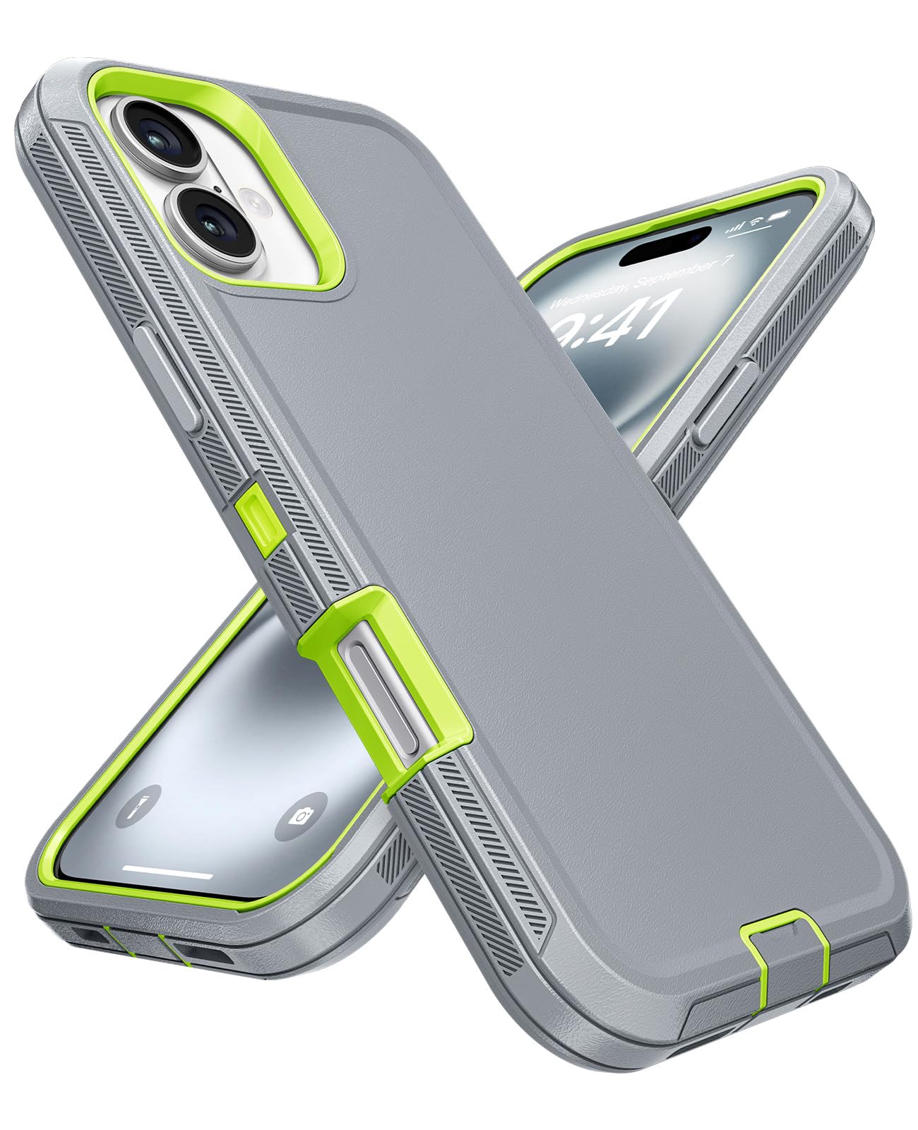 Amazon.com: Jelanry Case for iPhone 16 5G 6.1-inch, Heavy Duty Rugged & Dual-Layer Protection ...