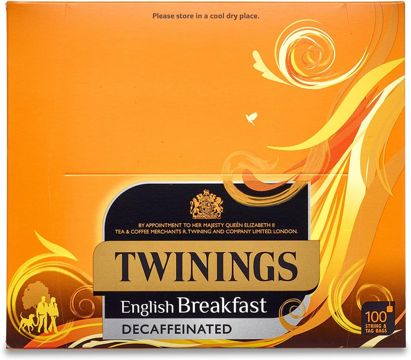 Twinings English Breakfast Decaffeinated String & Tag Tea Bags, 6 boxes ...