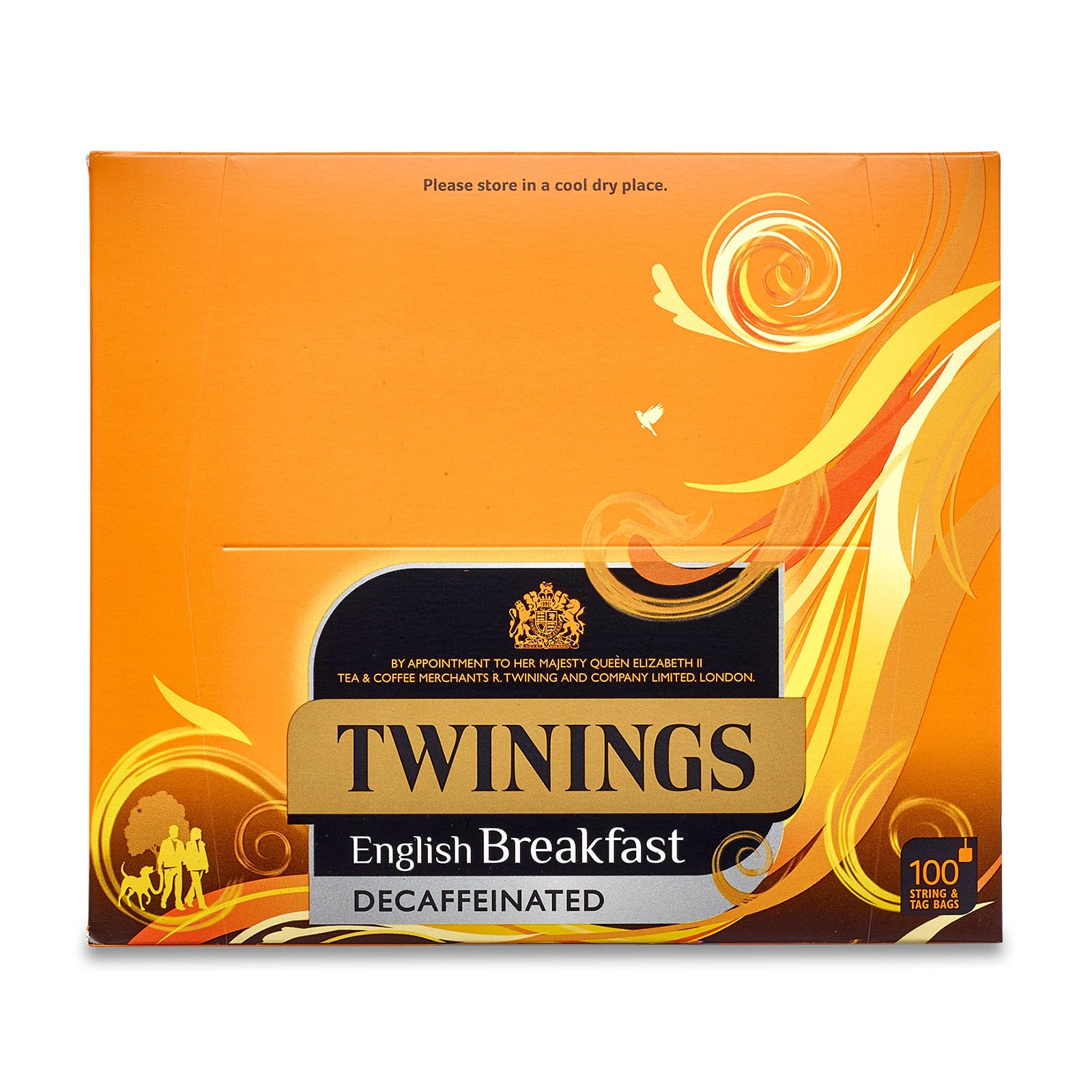 Twinings English Breakfast Decaffeinated String & Tag Tea Bags, 6 boxes ...
