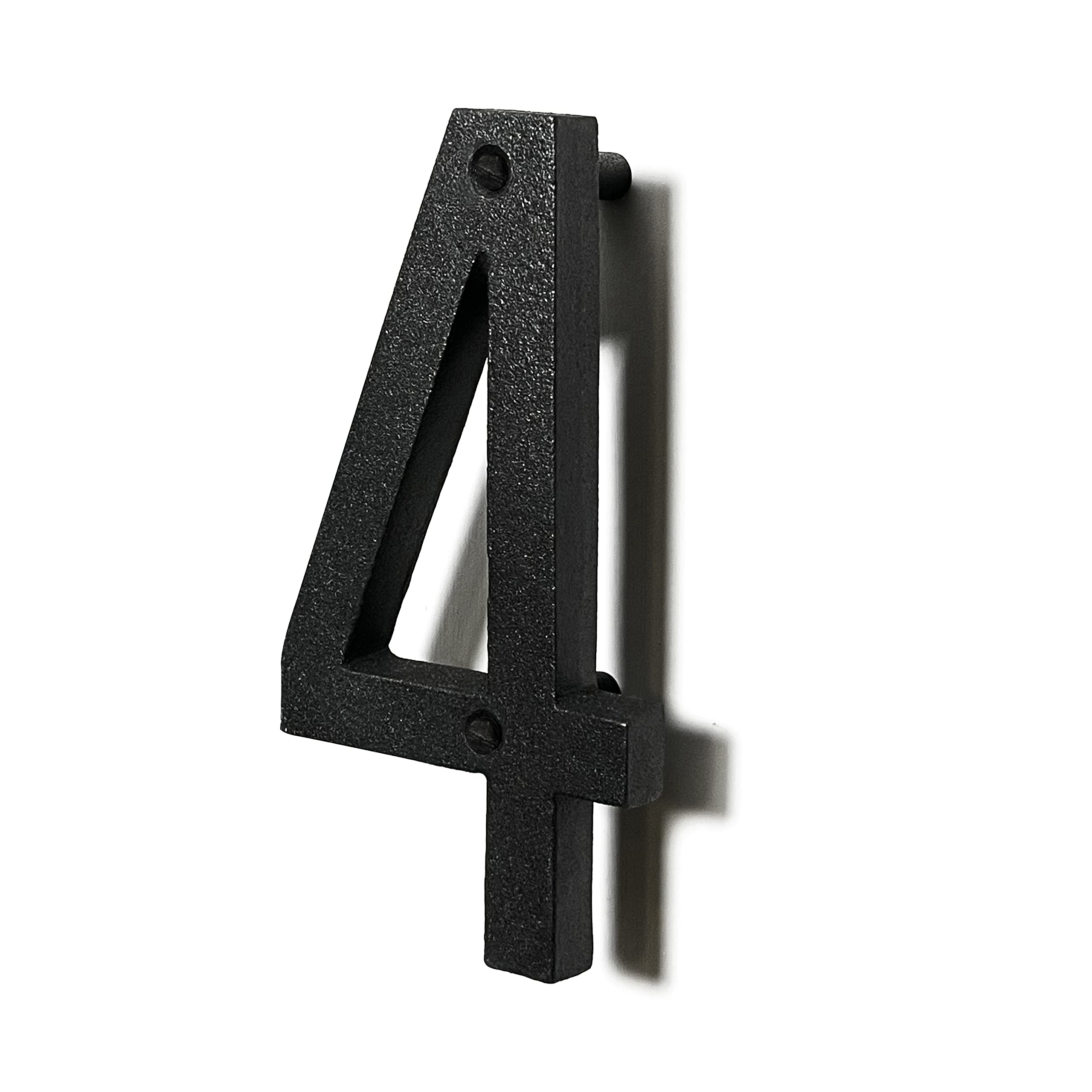 Snapklik.com : NACH Floating House Numbers, 6 Inch Aluminum Black House ...
