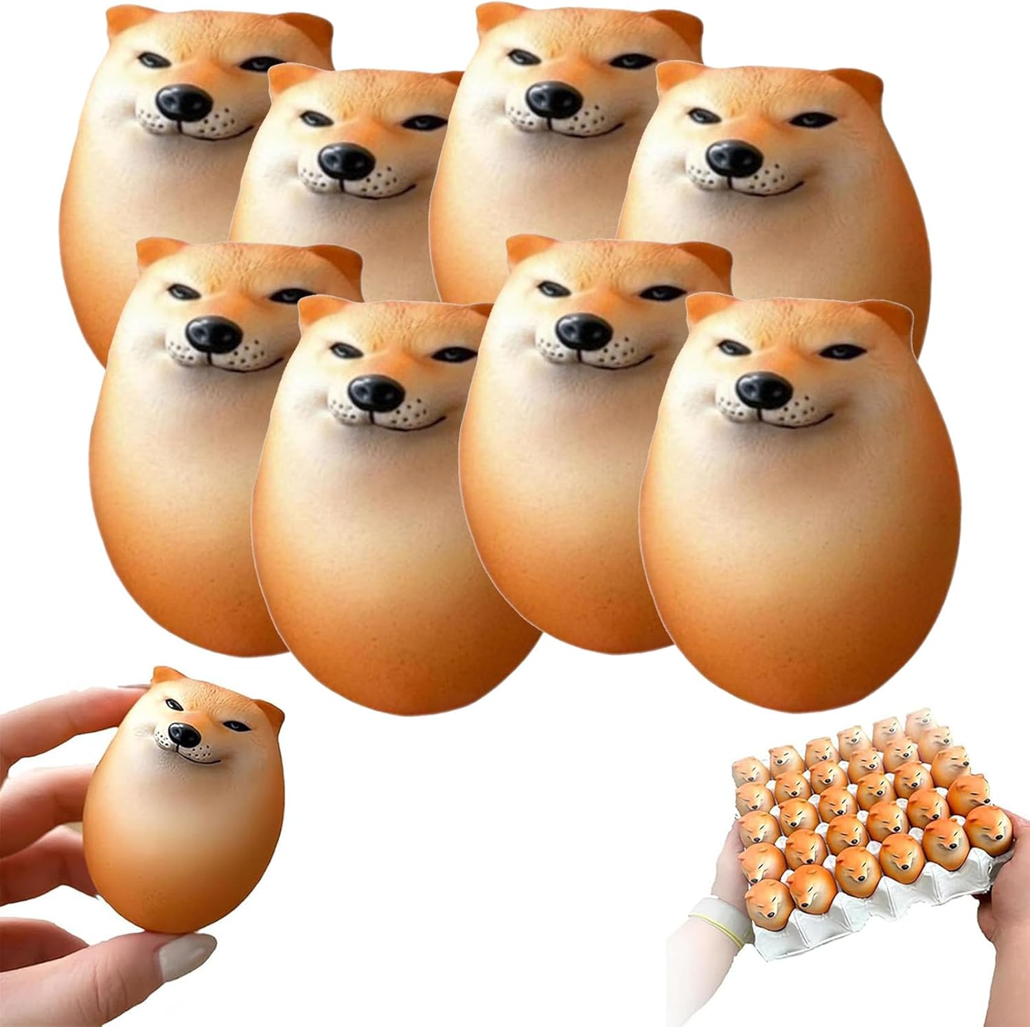 Amazon.co.jp: Shibako, Shibako Dog Squishy Egg, Shibako Squishy Egg ...