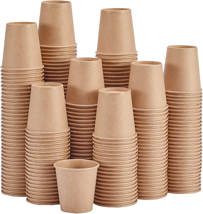Amazon.com: SIUQ 400 Pack 3 OZ Paper Cups , Disposable Bathroom Cups ...