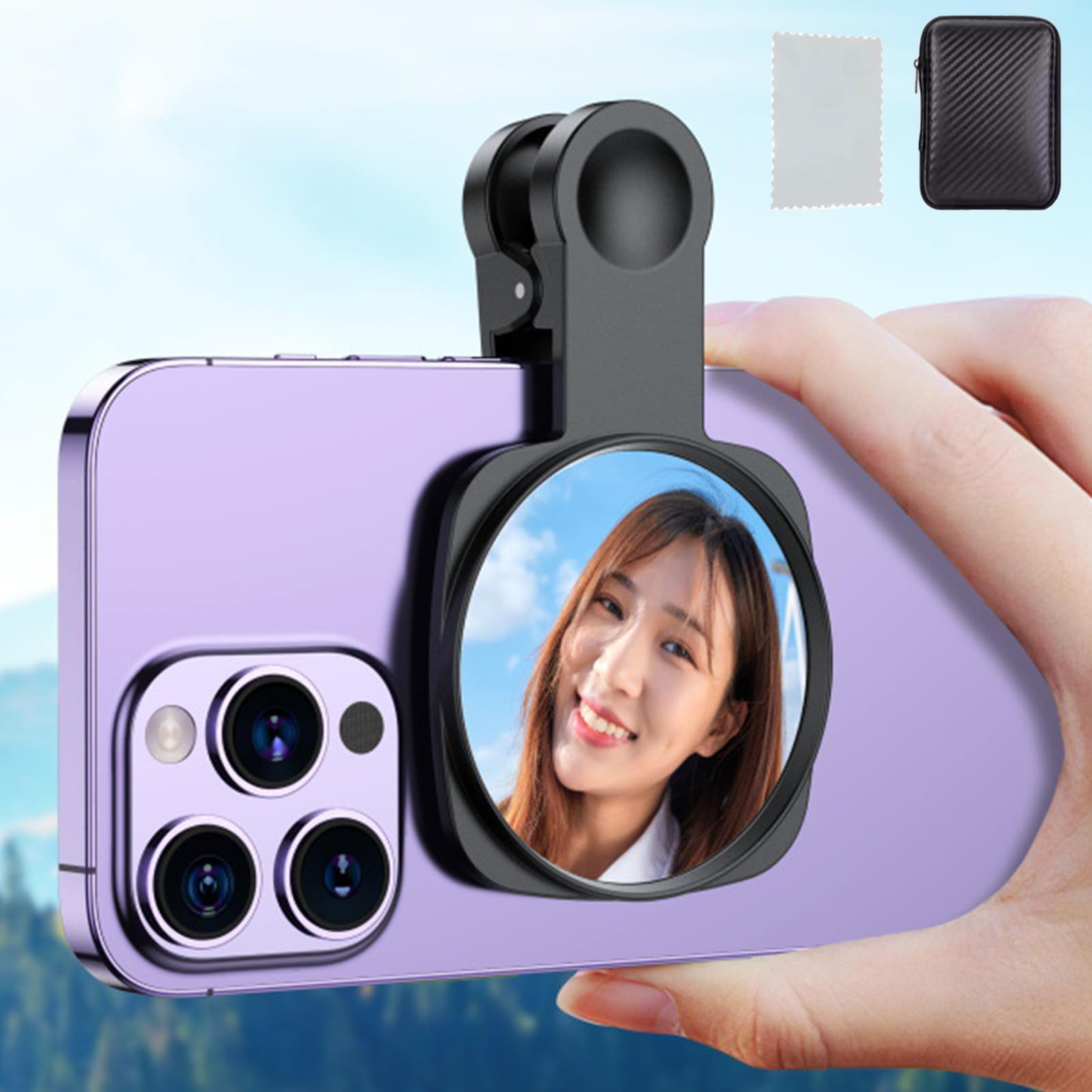 Amazon.com: OmniMaster Phone Vlog Selfie Monitor Screen, Magnetic Phone ...