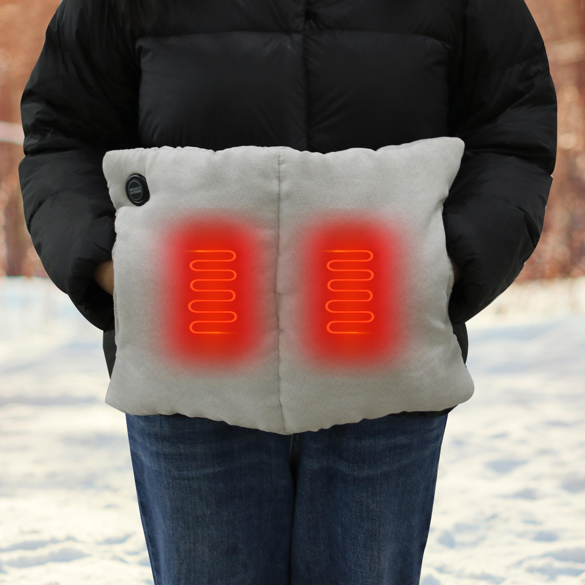 Heated Hand Warmer Pouch, Portable Hand Heating Pad, Heated Gloves ...
