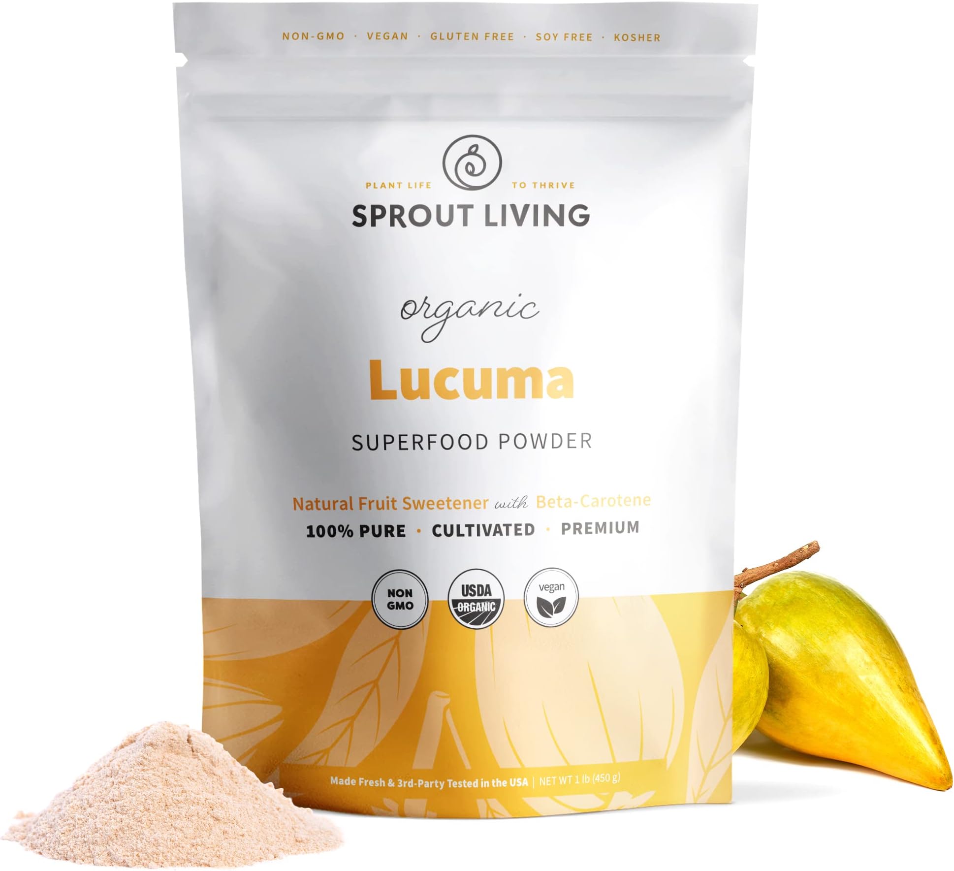 Amazon.com : Terrasoul Superfoods Organic Lucuma Powder, 16 Oz - Sugar ...