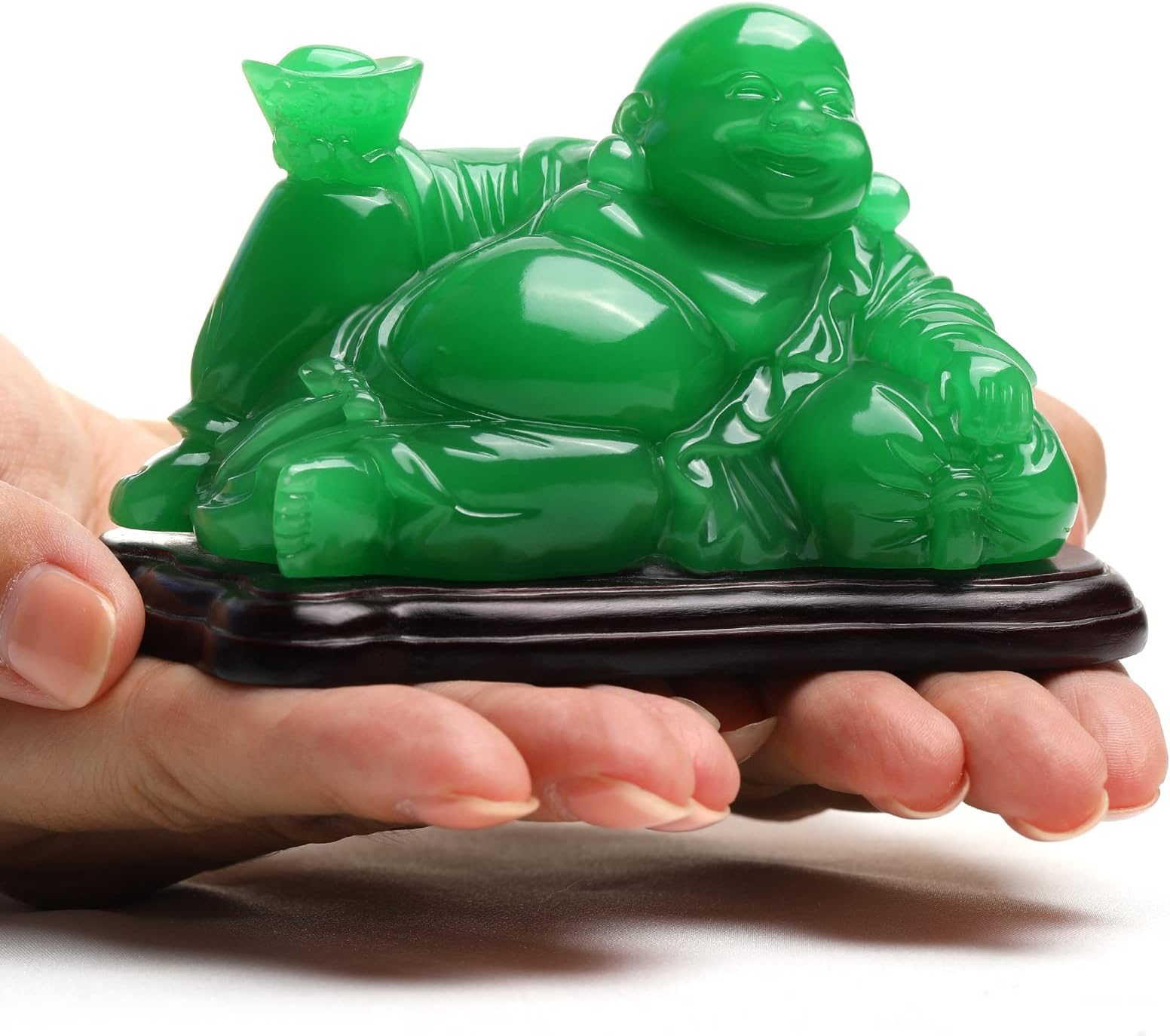 Amazon.com: Top Collection Mini Happy Buddha Laughing Statue - Hand ...