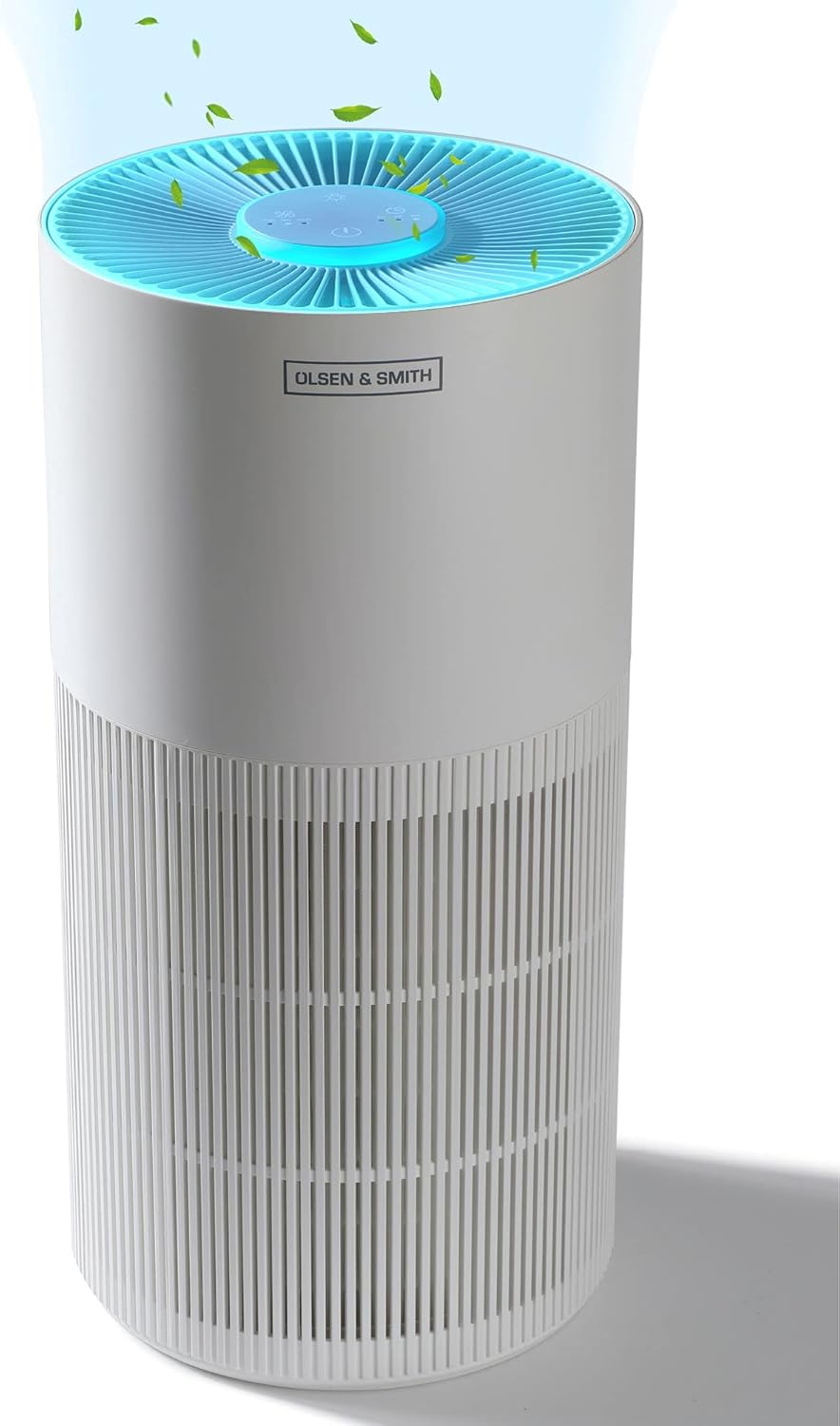 Compact Electric Tower Air Purifier Purifiers with HEPA H13 Filter for ...