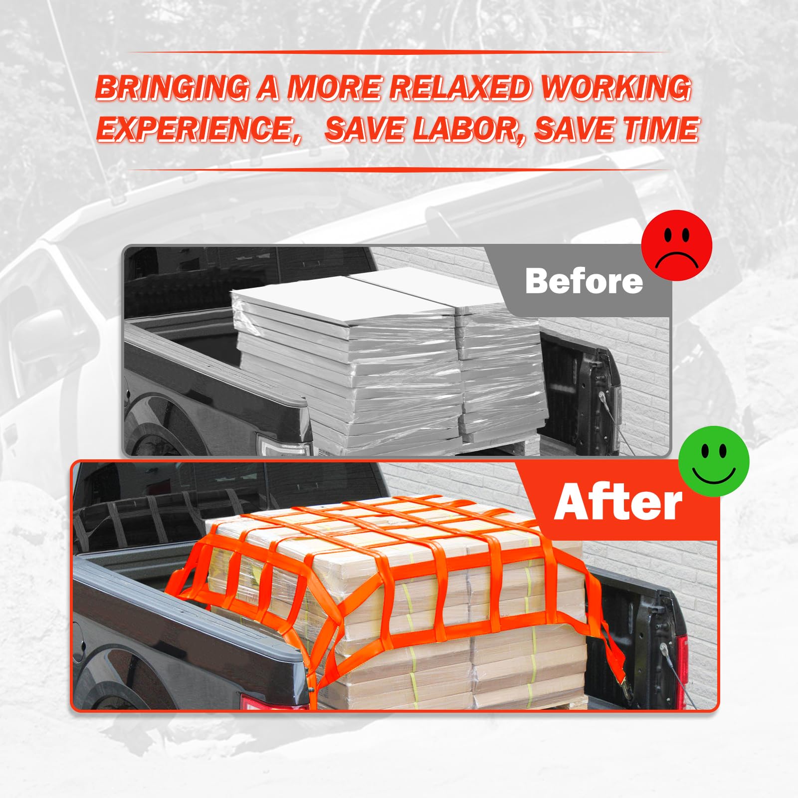 Snapklik.com : Cargo Lifting Net 1100LBS, 492x492 Safety Lifting Net ...