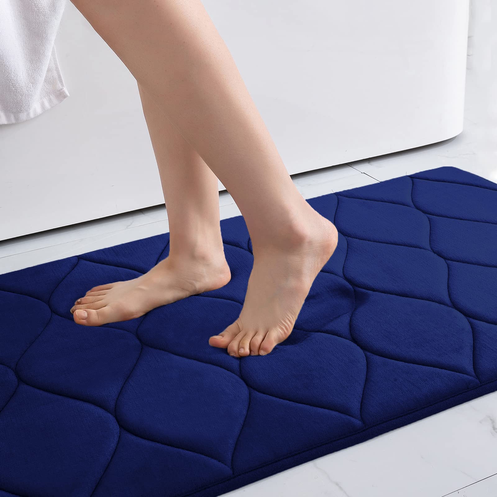 Amazon.com: Colorxy Memory Foam Bathroom Rugs, Ultra Soft & Non-Slip ...