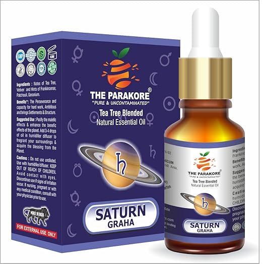 THE PARAKORE Saturn Graha Essential Oil [Tea Tree Blended Natural ...