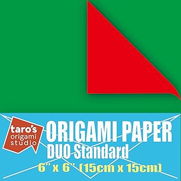 Amazon.com: [Taro's Origami Studio] Duo Red/Green (Diffrent Colors On ...
