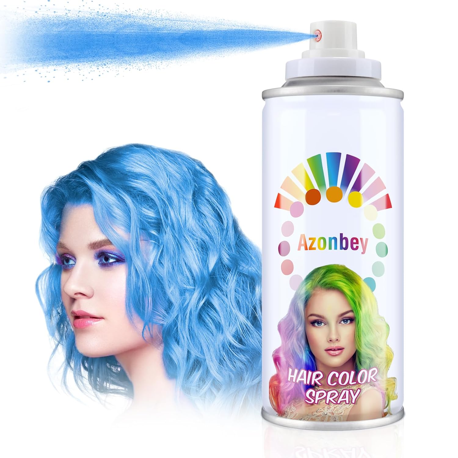 Amazon.com: Hair Color Spray,Hair Spray Temporary for Women Men,Gentle ...