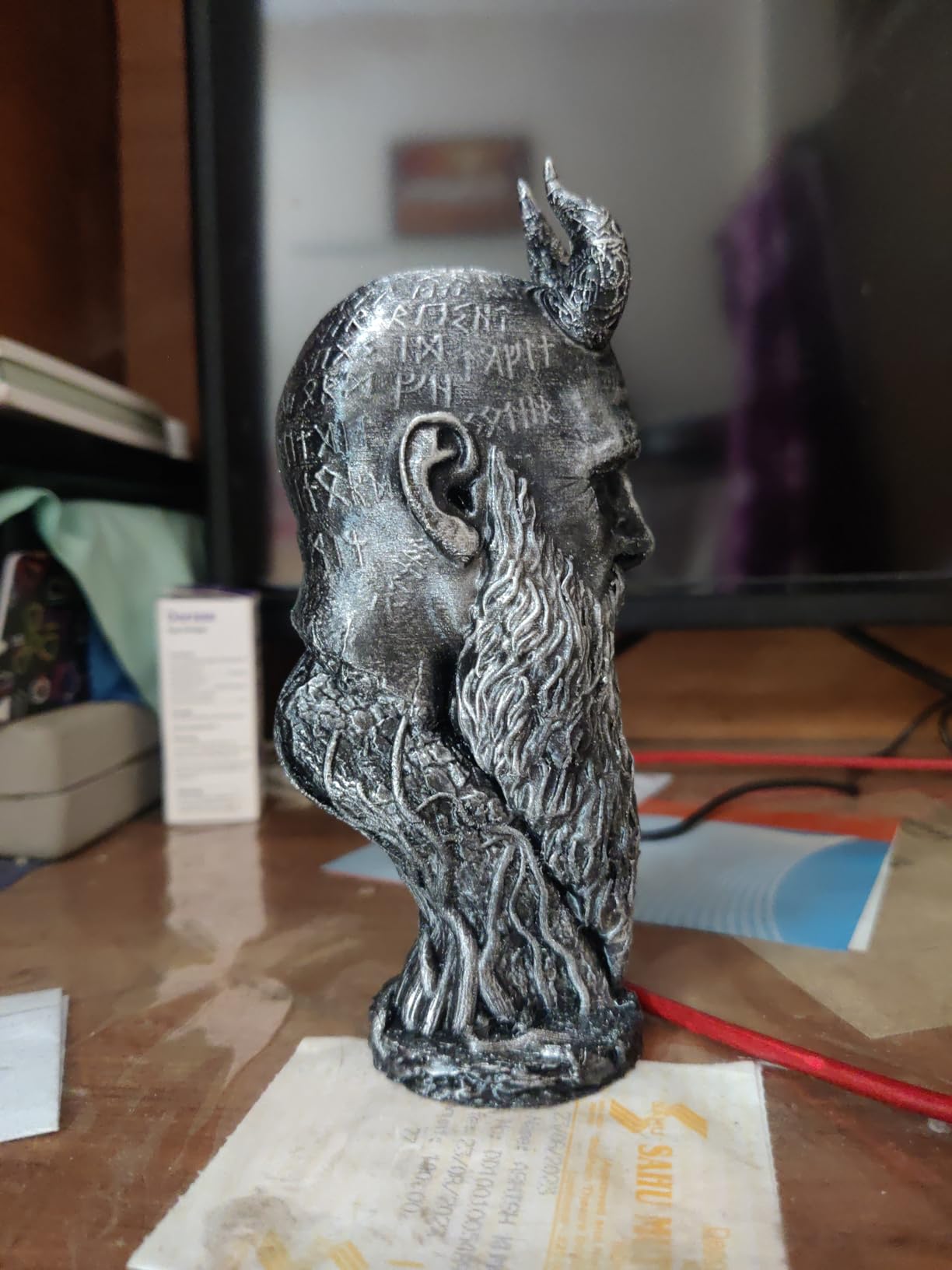 Buy Mimir Head: Mimir Head Figurine for Decoration. God of War ...