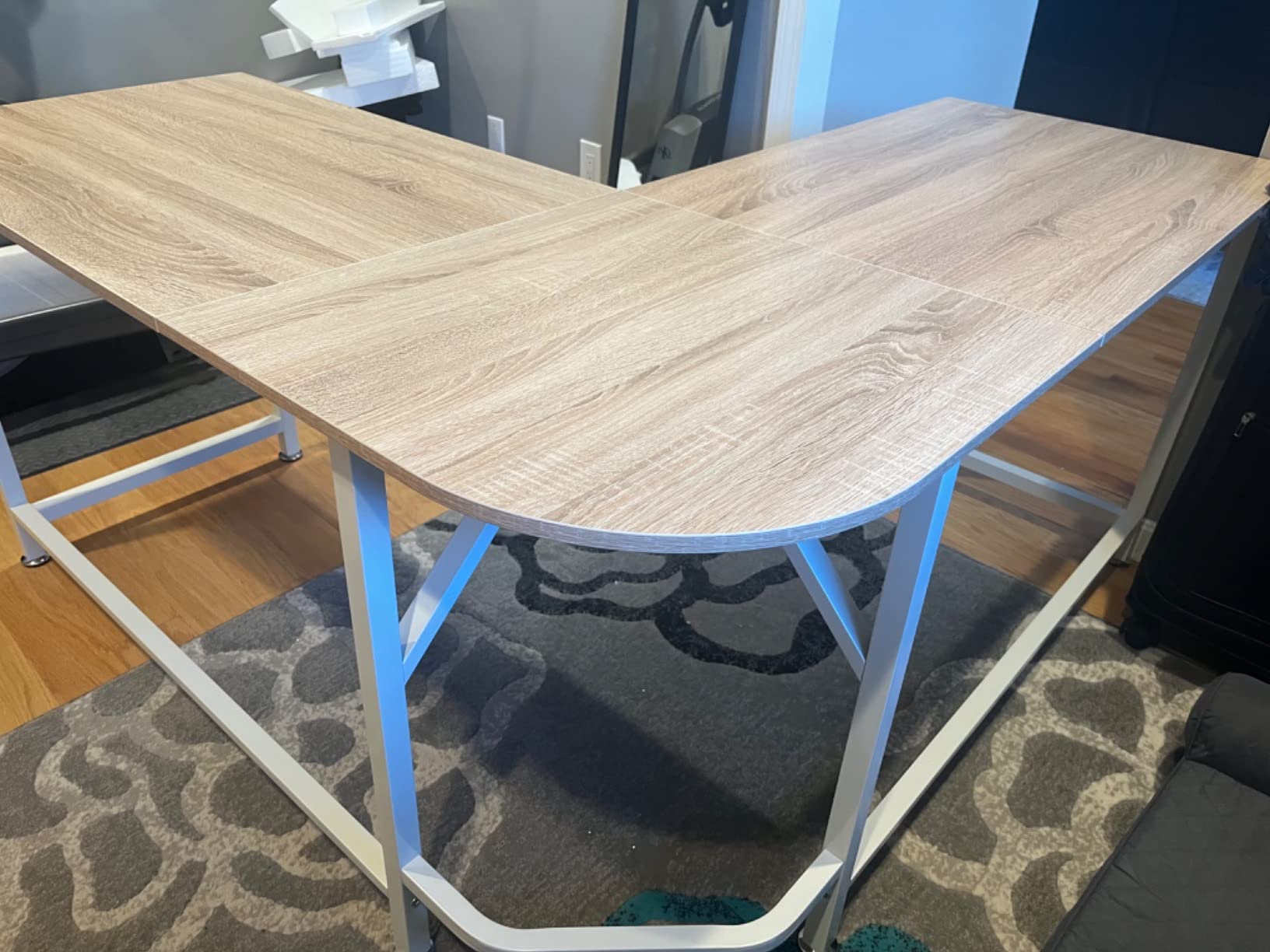 $24/mo - Finance TOPSKY L-Shaped Desk Corner Computer Desk 55" x 55 ...