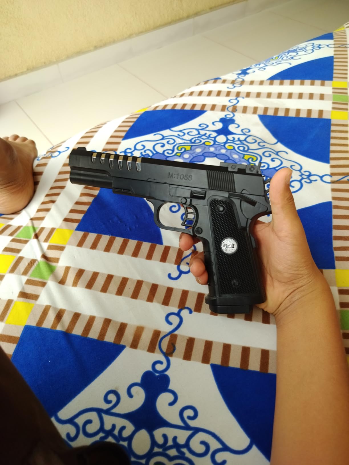 NOH Creations Airsoft Pistol With Bb Bullets Toy Gun For Gift To Kids ...