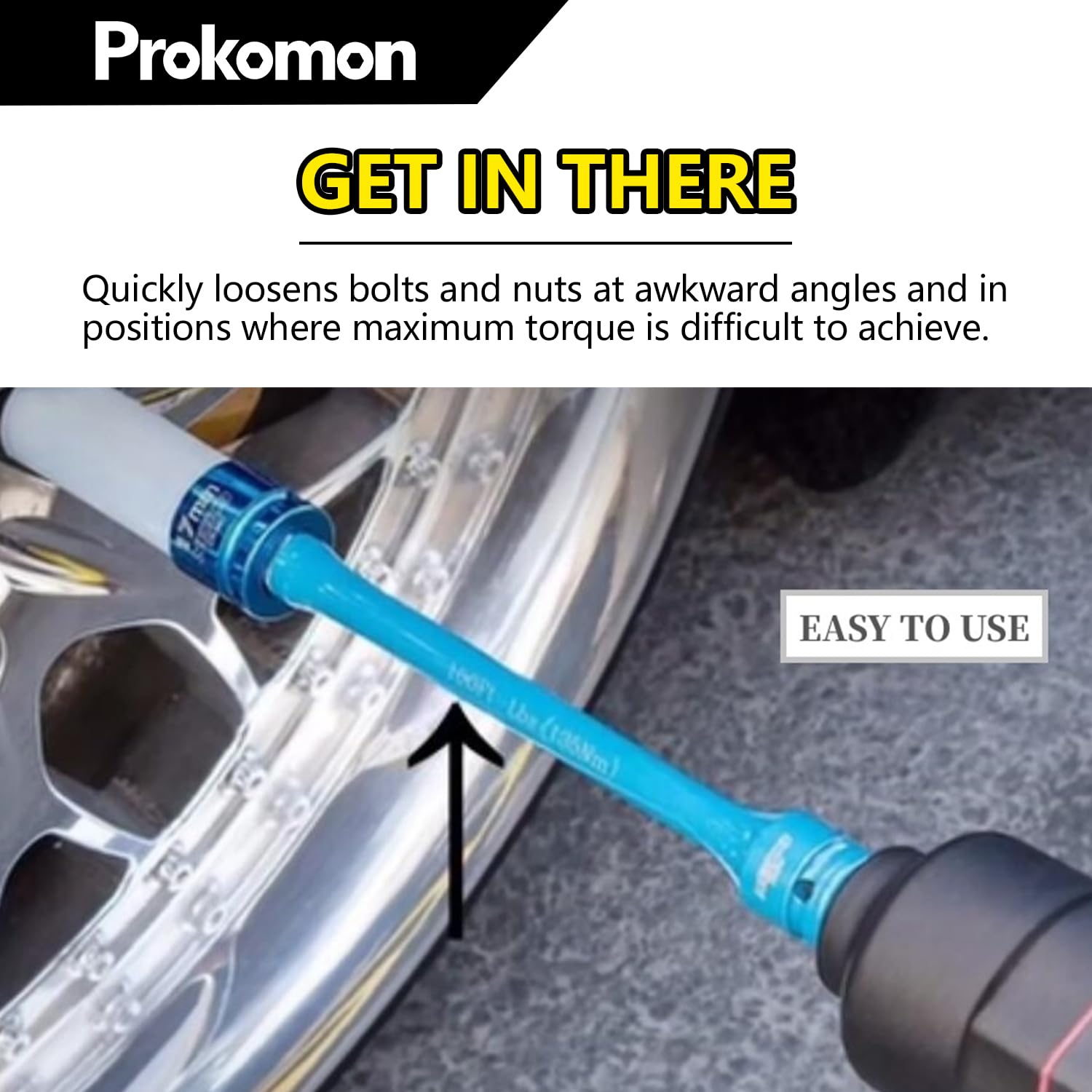 Snapklik.com : Prokomon 1/2 Drive Torque Limiting Extension Bar & Deep ...