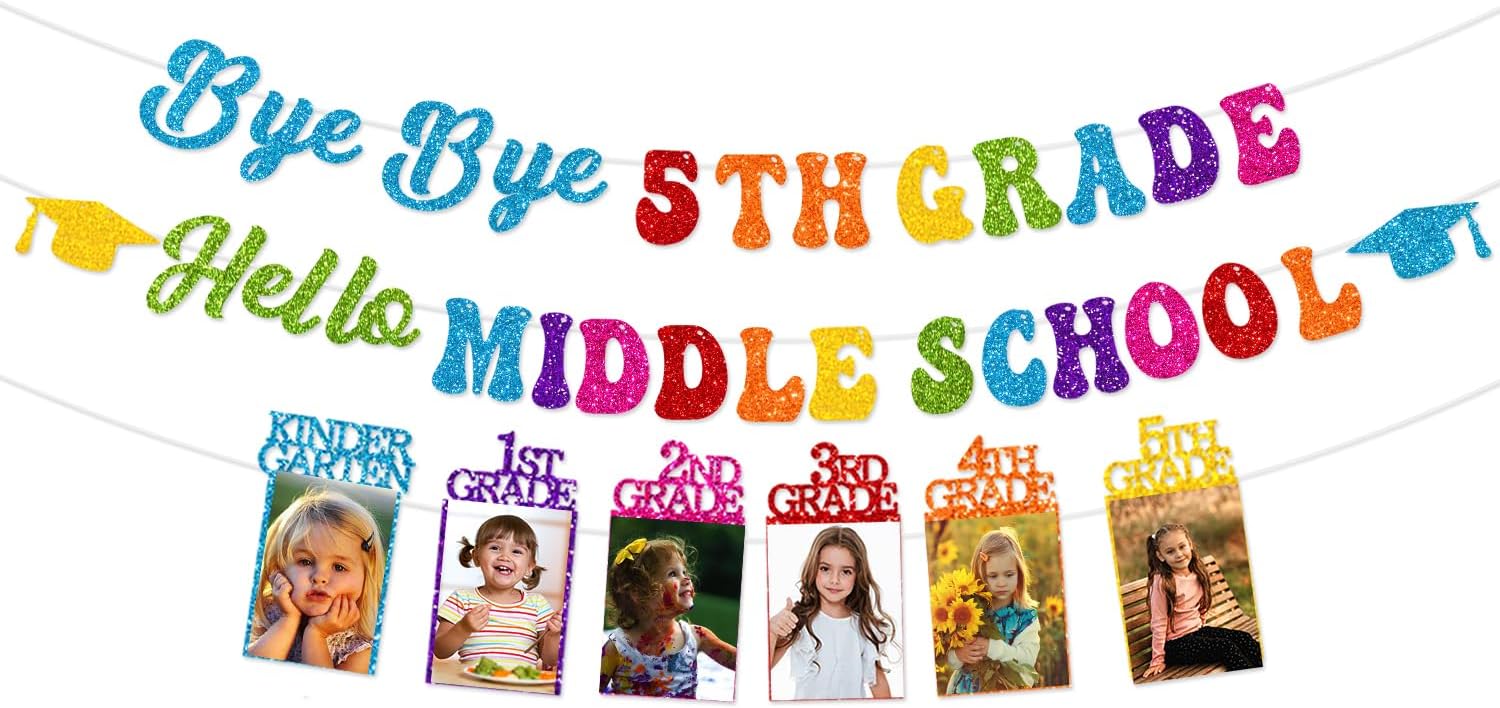 5TH Grade Graduation Decorations 2025, Bye Bye 5TH Grade Graduation ...