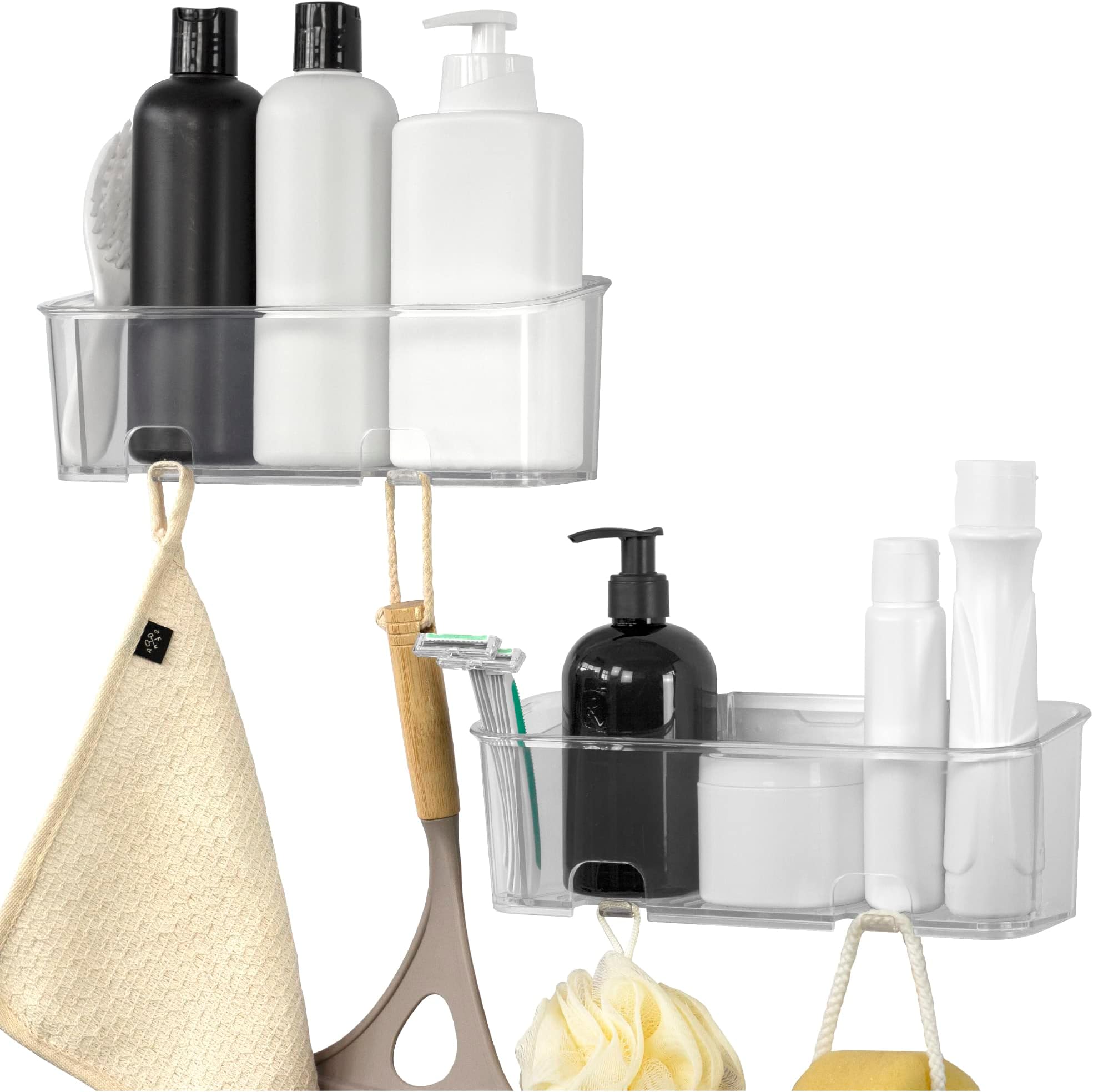 Addis 517874 Invisifix Bathroom Shower Storage Caddy Holder ...