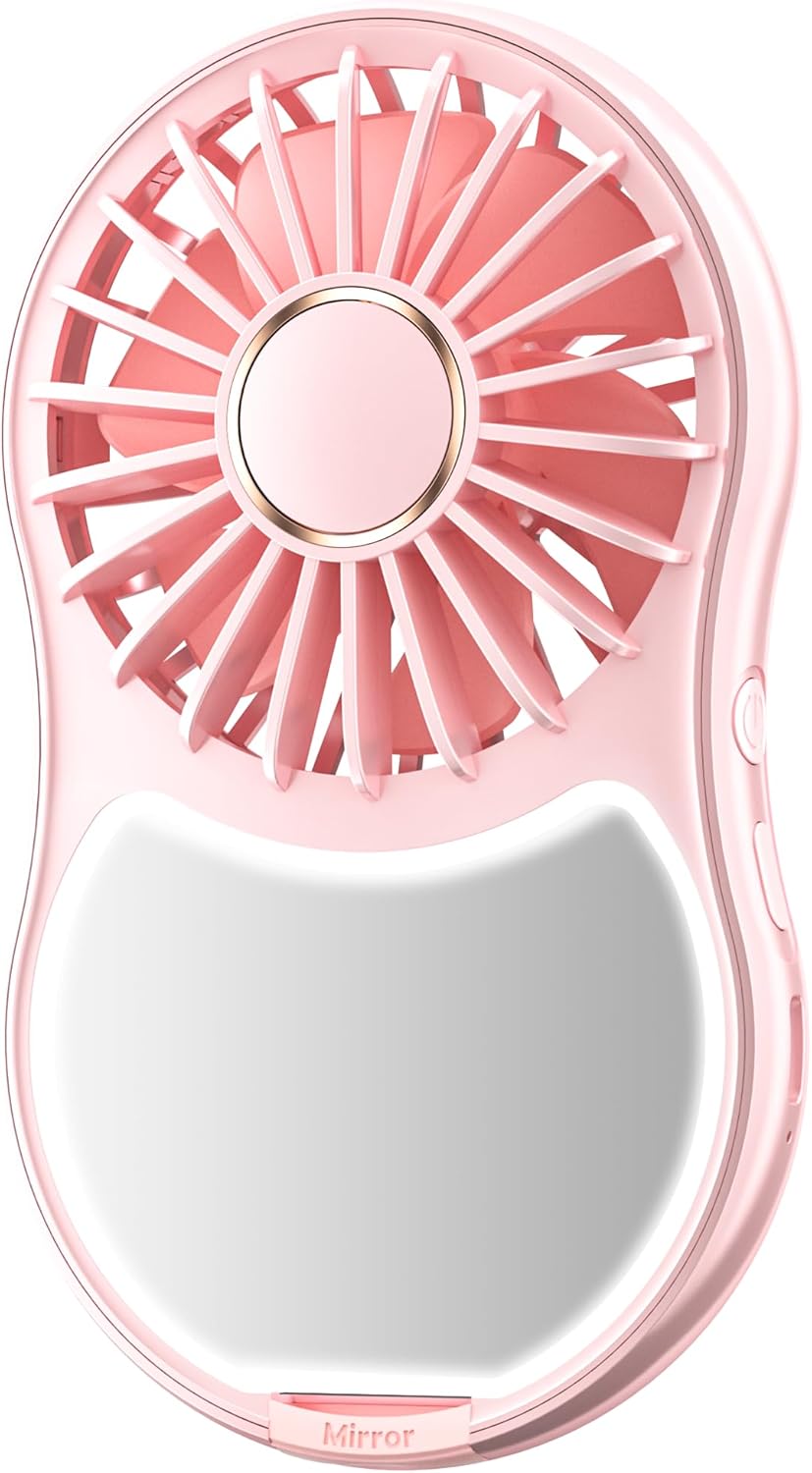 Amazon.com: FrSara Portable Handheld Fan - Face Fan for Skincare with 3 ...