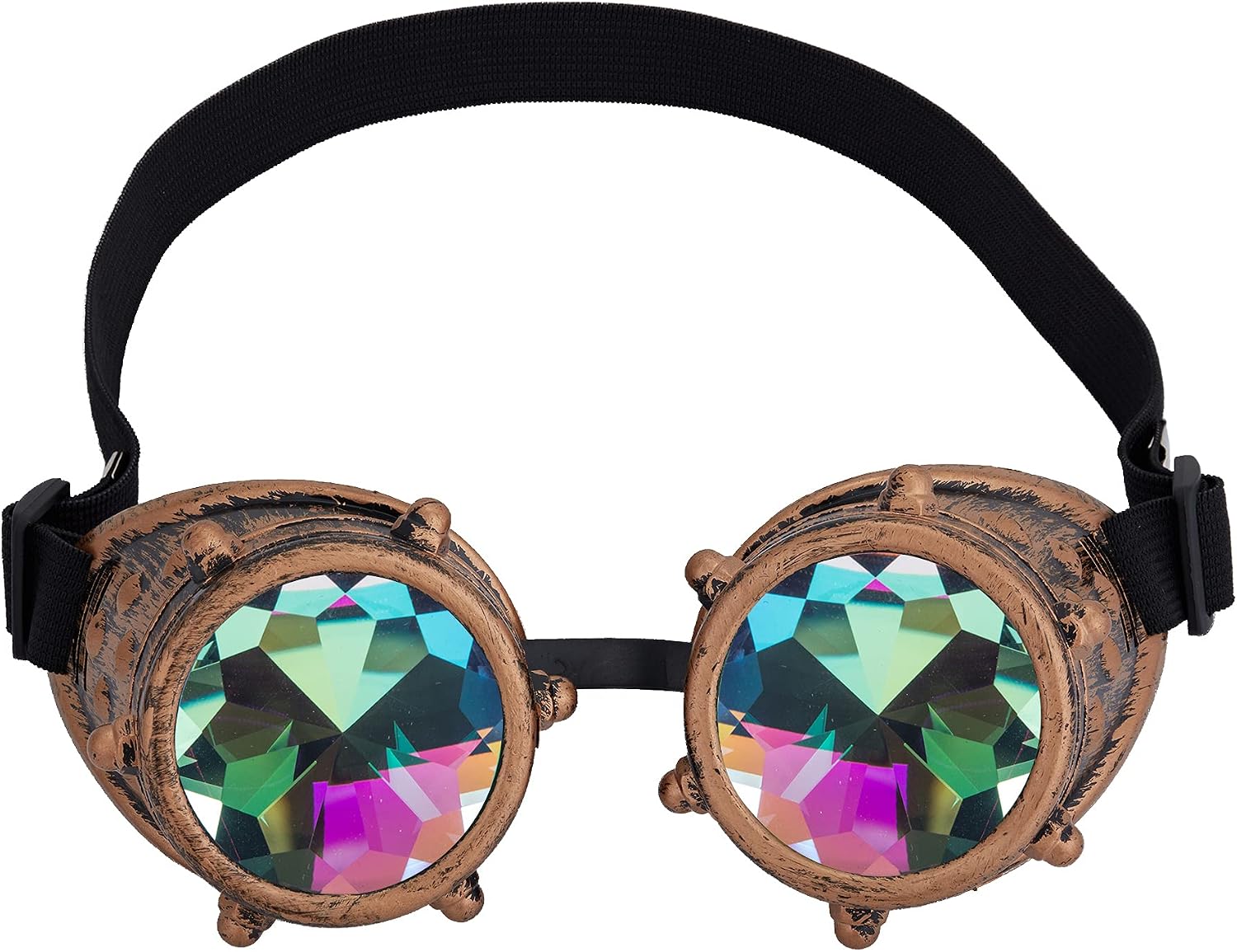Amazon.com: OMGREAT Rave Sunglasses Festivals Kaleidoscope Glasses ...